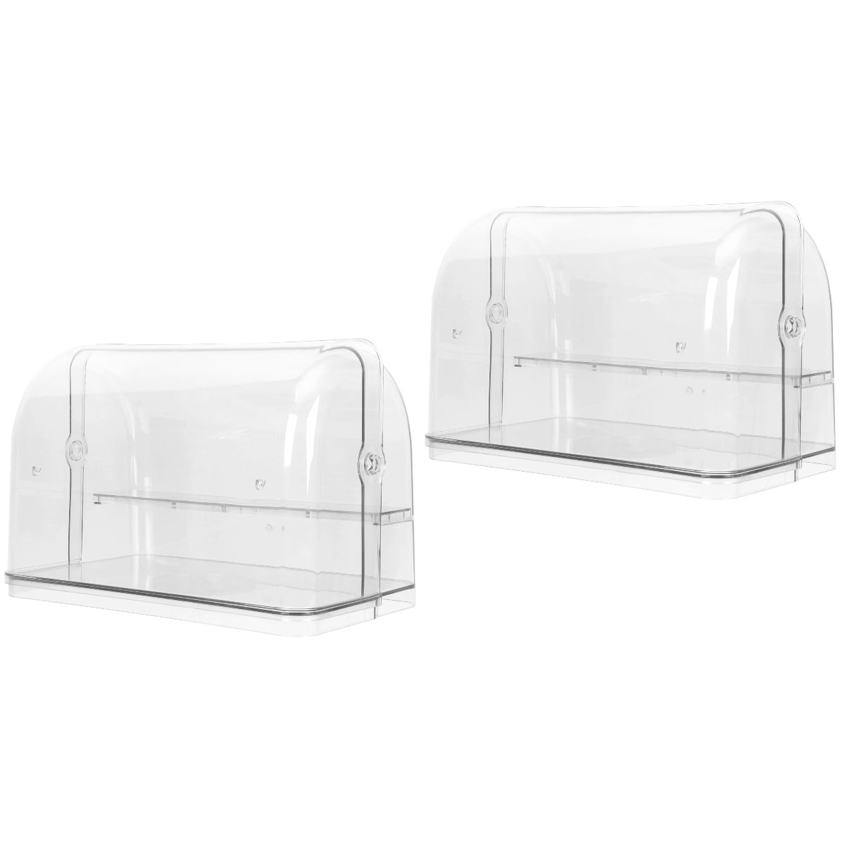 Hemoton 2pcs Transparent Doll Box Doll Desk Figurine Display Case Doll ...