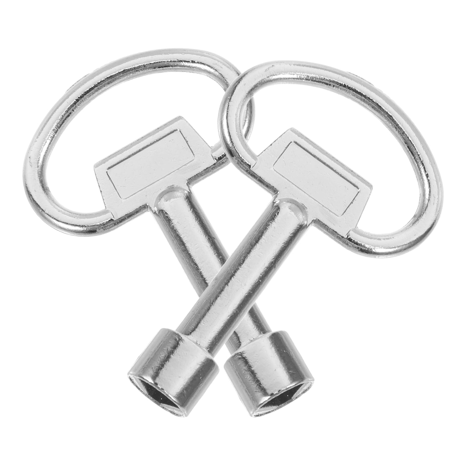 Hemoton 2pcs Triangle Socket Spanner Key Utility Key Plumbers Tool Key ...