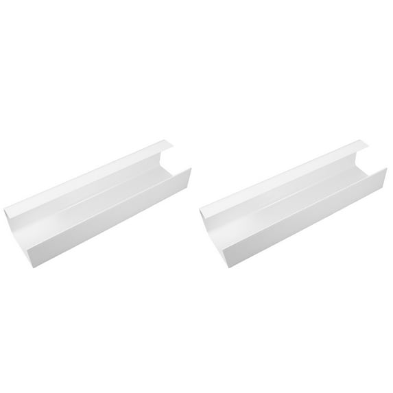 Hemoton 2pcs Under Desk Cord Organizer No Drill Cable Management Tray ...