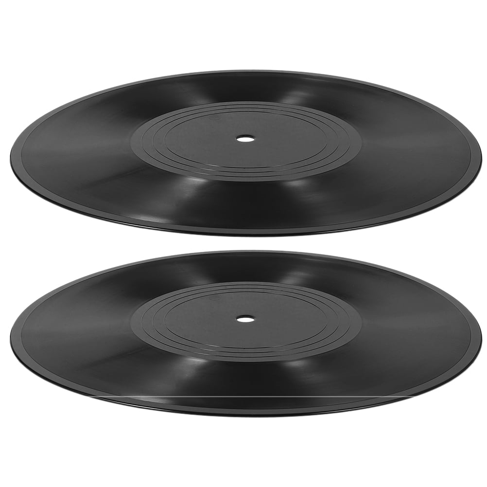 Hemoton 2pcs Vintage Record Wall Art For Coffee Shops And Bars Colored ...