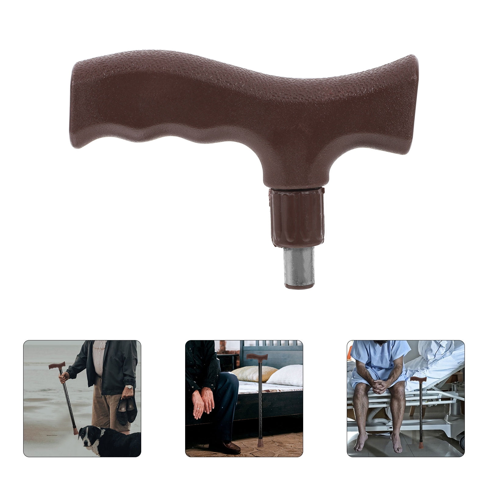 Hemoton 2pcs Walking Cane Replacement Handles for Canes Crutches ...