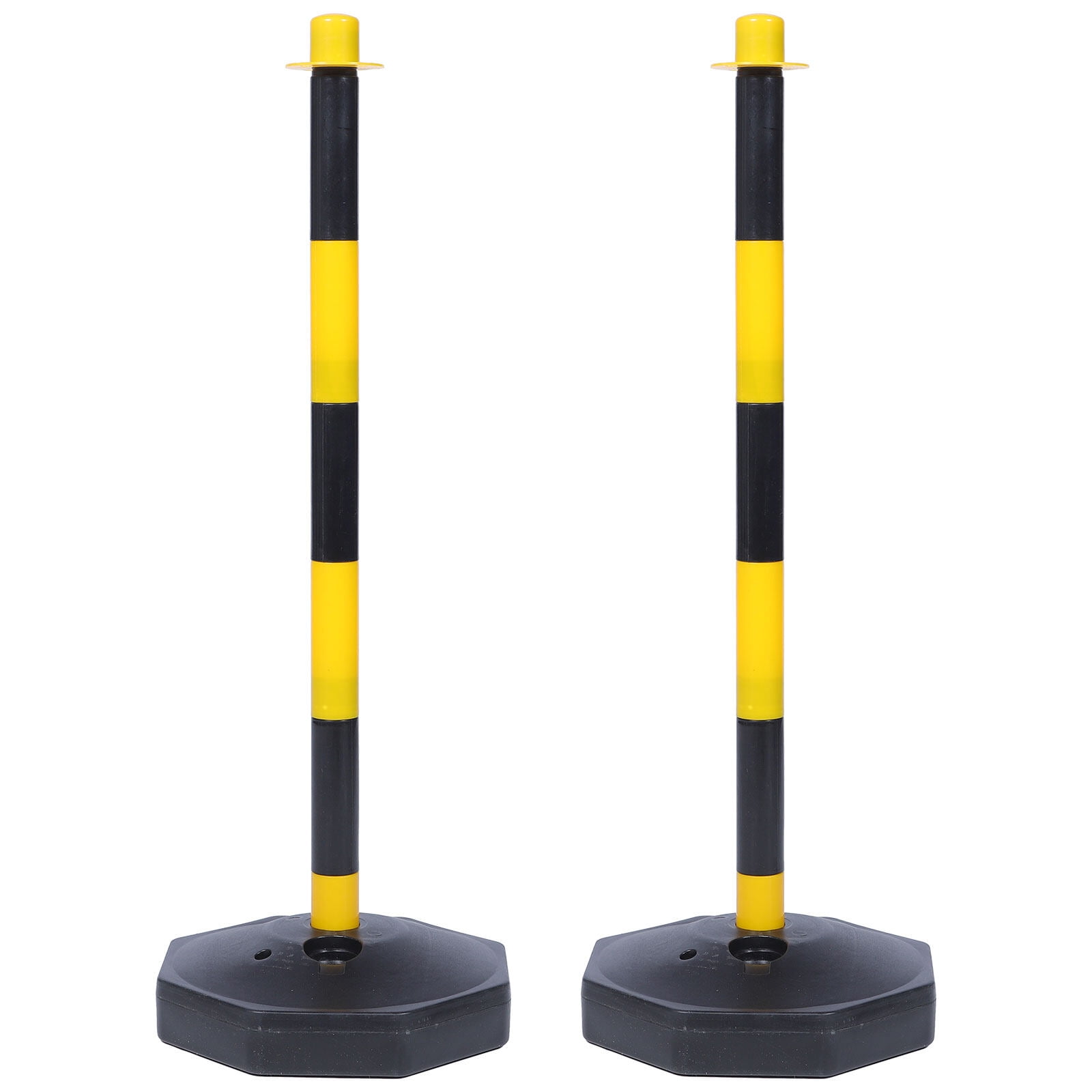 WEAVILUX Parking Flags Warning Column Plastic Yellow and Black Drivers ...
