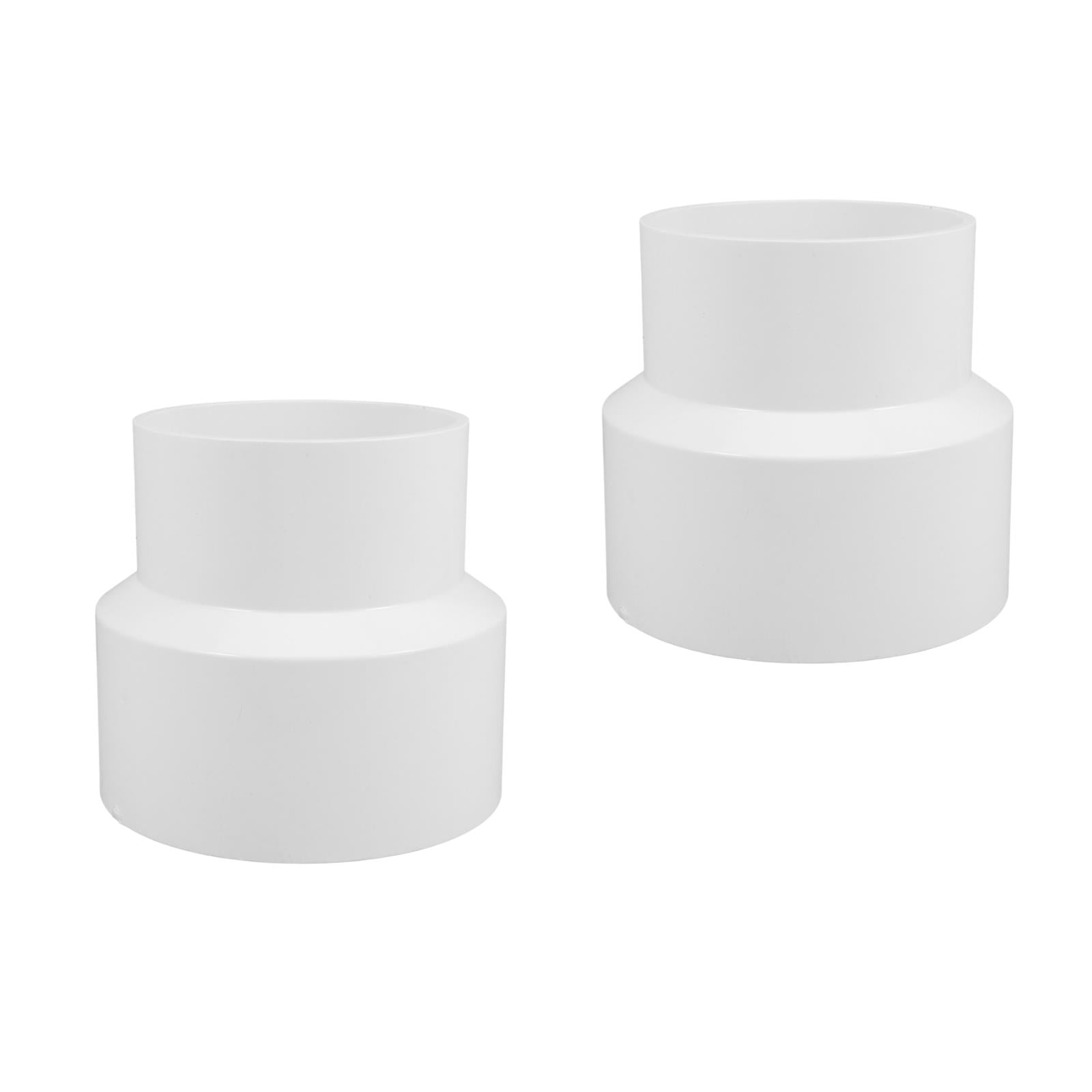 Hemoton 2pcs Water Pipe Fitting Connector Garden PVC Tube Adapter ...