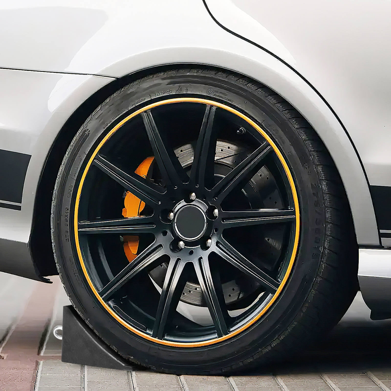 Hemoton 2pcs Wheel Blocks Heavy Duty Tire Stoppers Wheel Blocks For ...