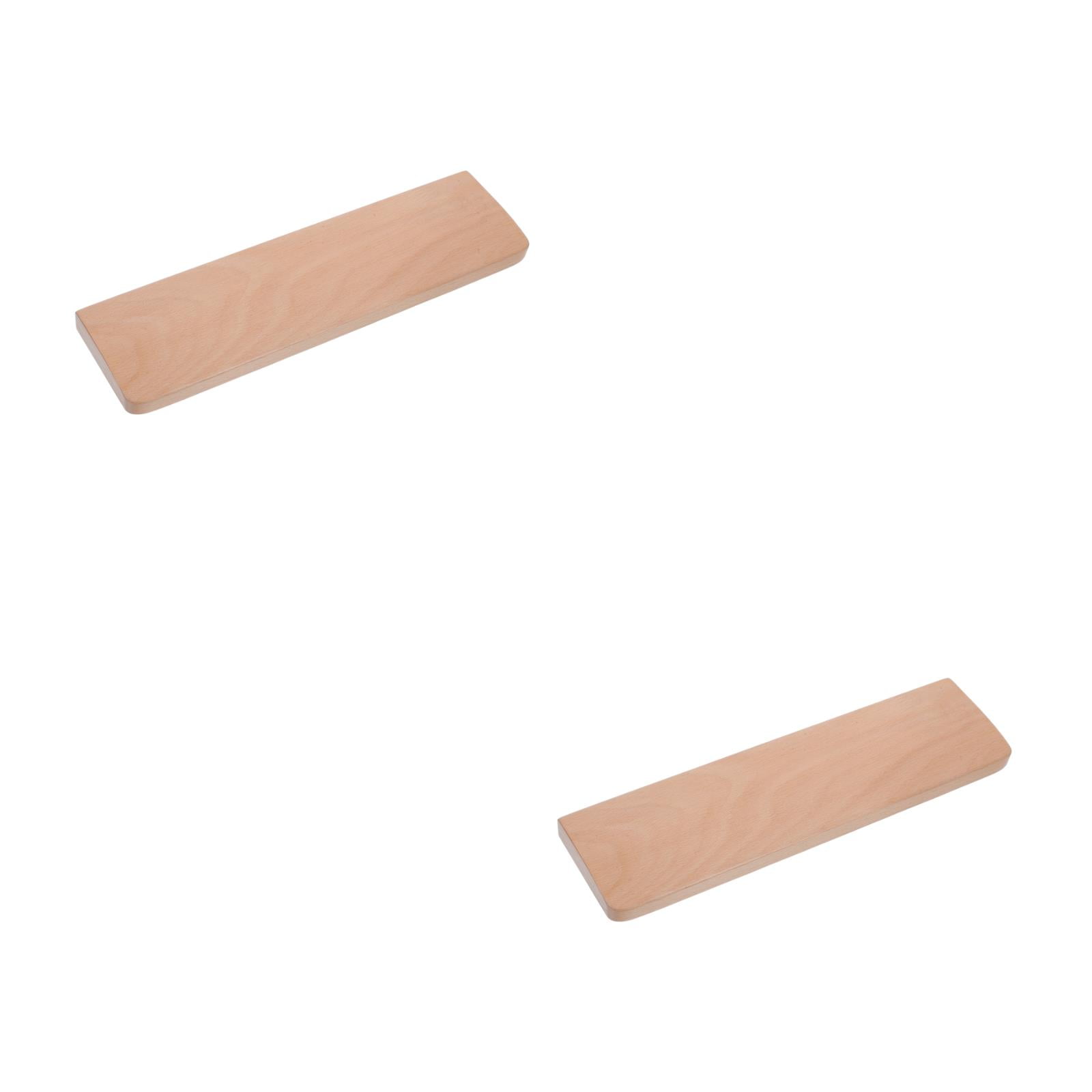 Hemoton 2pcs Wood Keyboard Palm Rest Keyboard Wrist Rest Support with ...