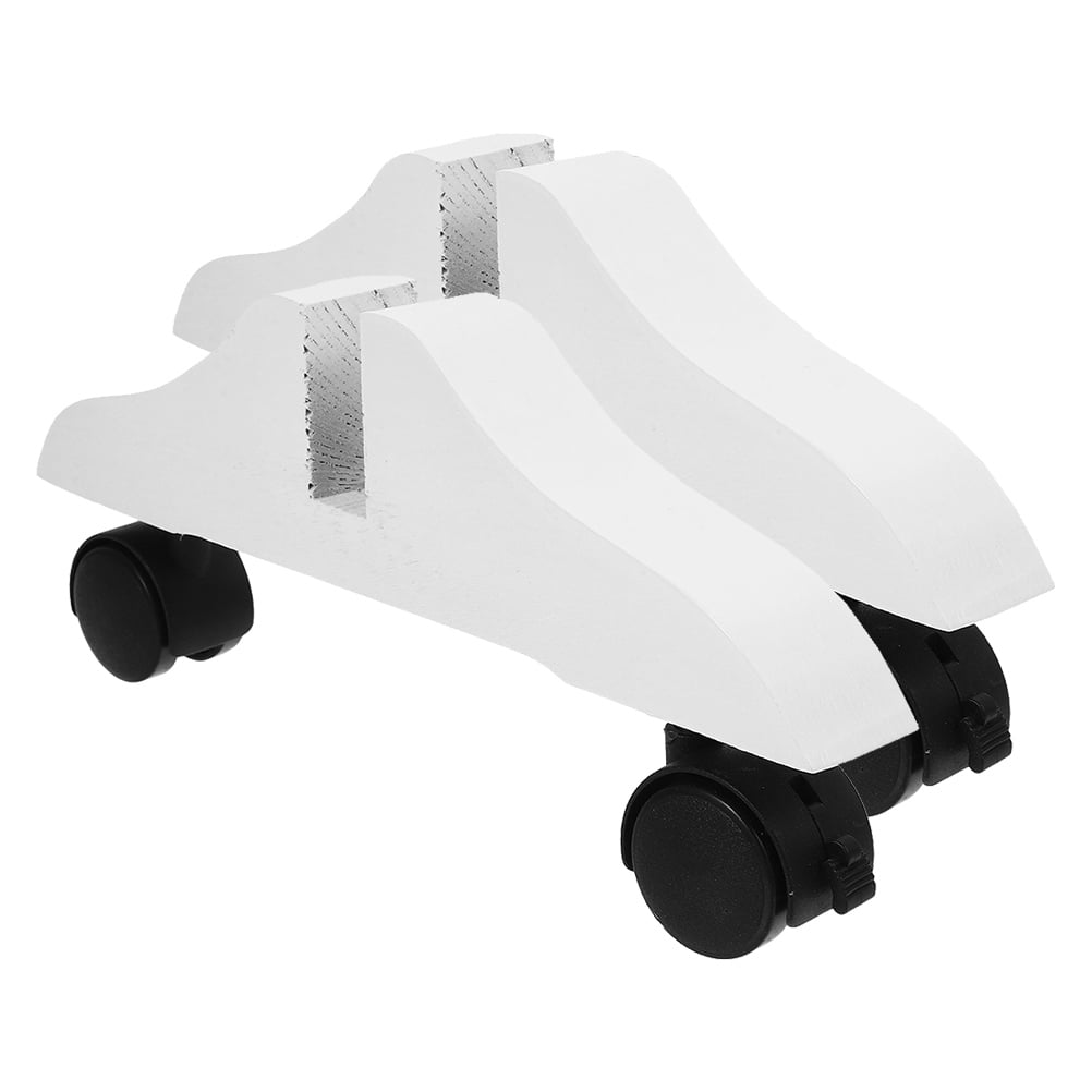 Hemoton 2pcs Wooden Room Divider Stand With Movable Wheels Screen ...