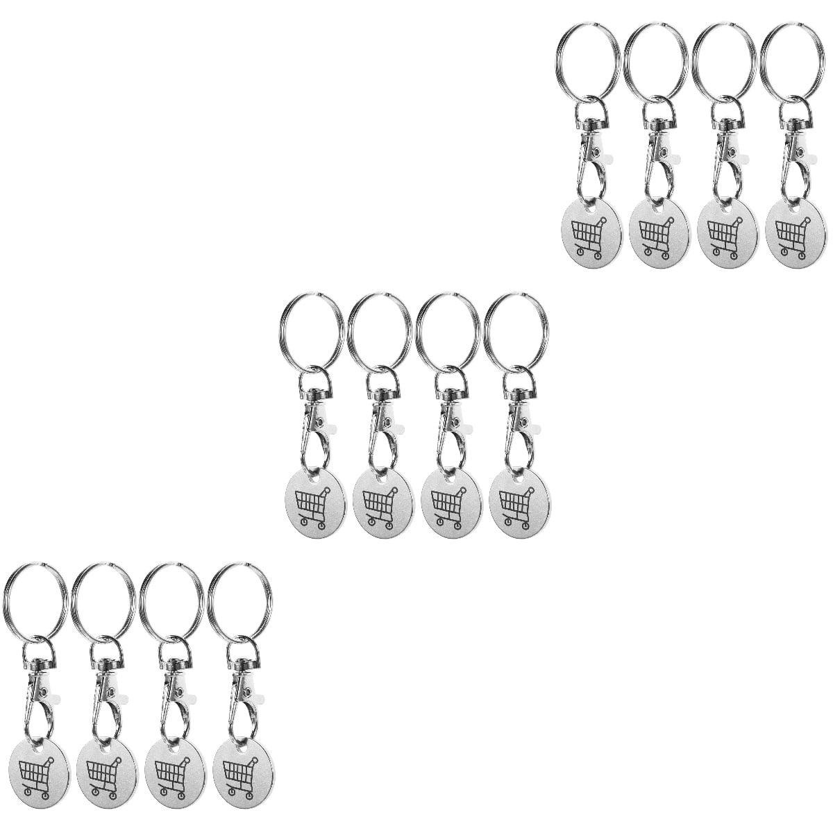 Hemoton 3 PCS Trolley Token Coin Keychain Shopping Tokens - Walmart.com