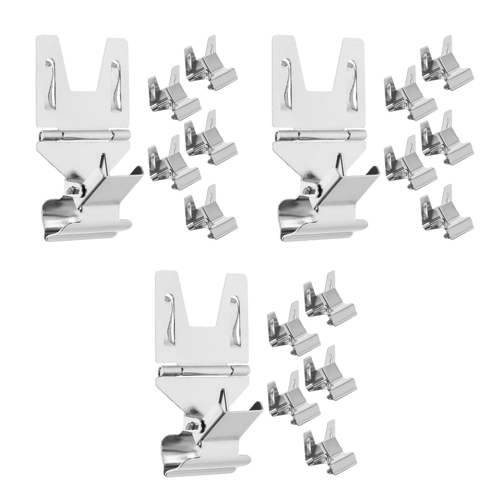 Hemoton 3 Pack Clear Sign Display Holder Name Tag Clips for Badges ...