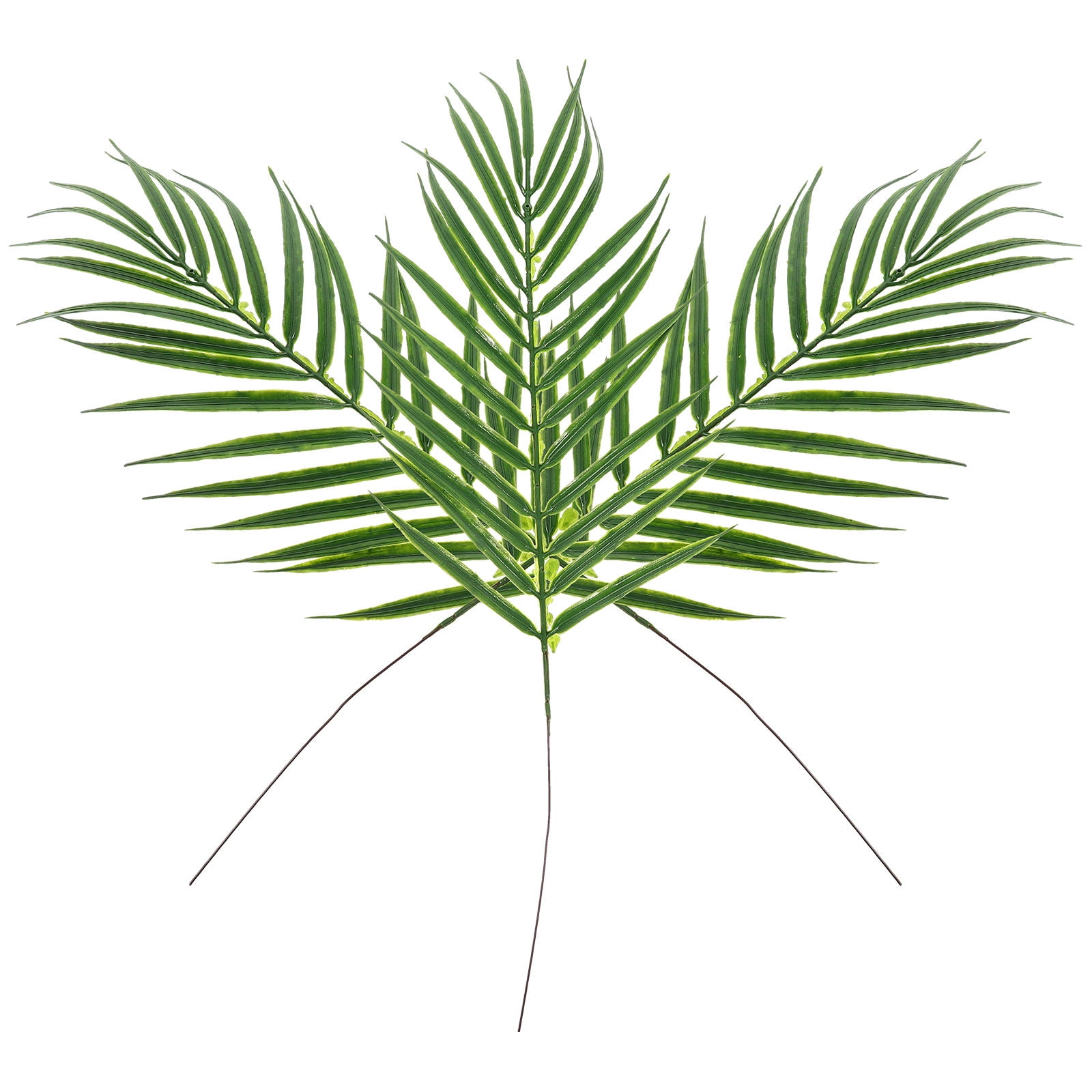 Hemoton 3 Pcs DIY Leaves Fake Props Realistic Artificial Plants Green ...