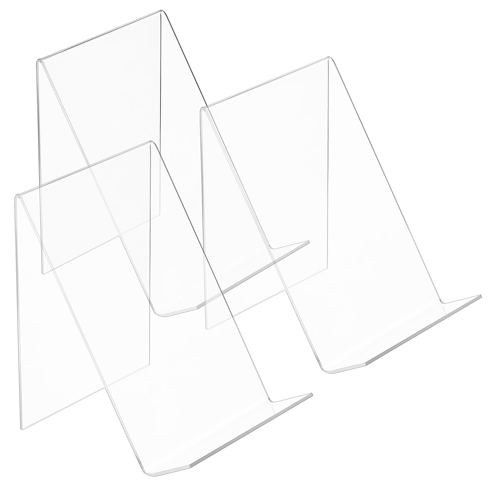 Hemoton 3 Pcs Display Stands Clear Book Stands Acrylic Picture Stand ...