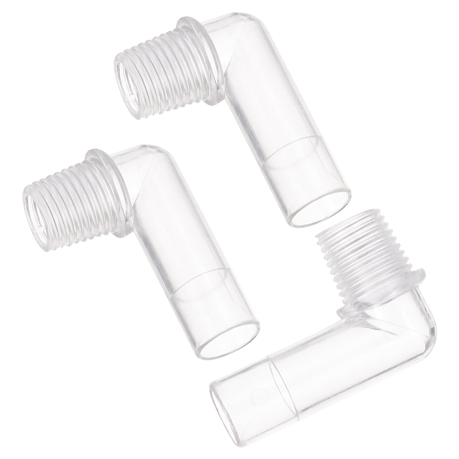 Hemoton 3 Pcs Fish Tank Tube Connector Hose Adapter Connectors White ...