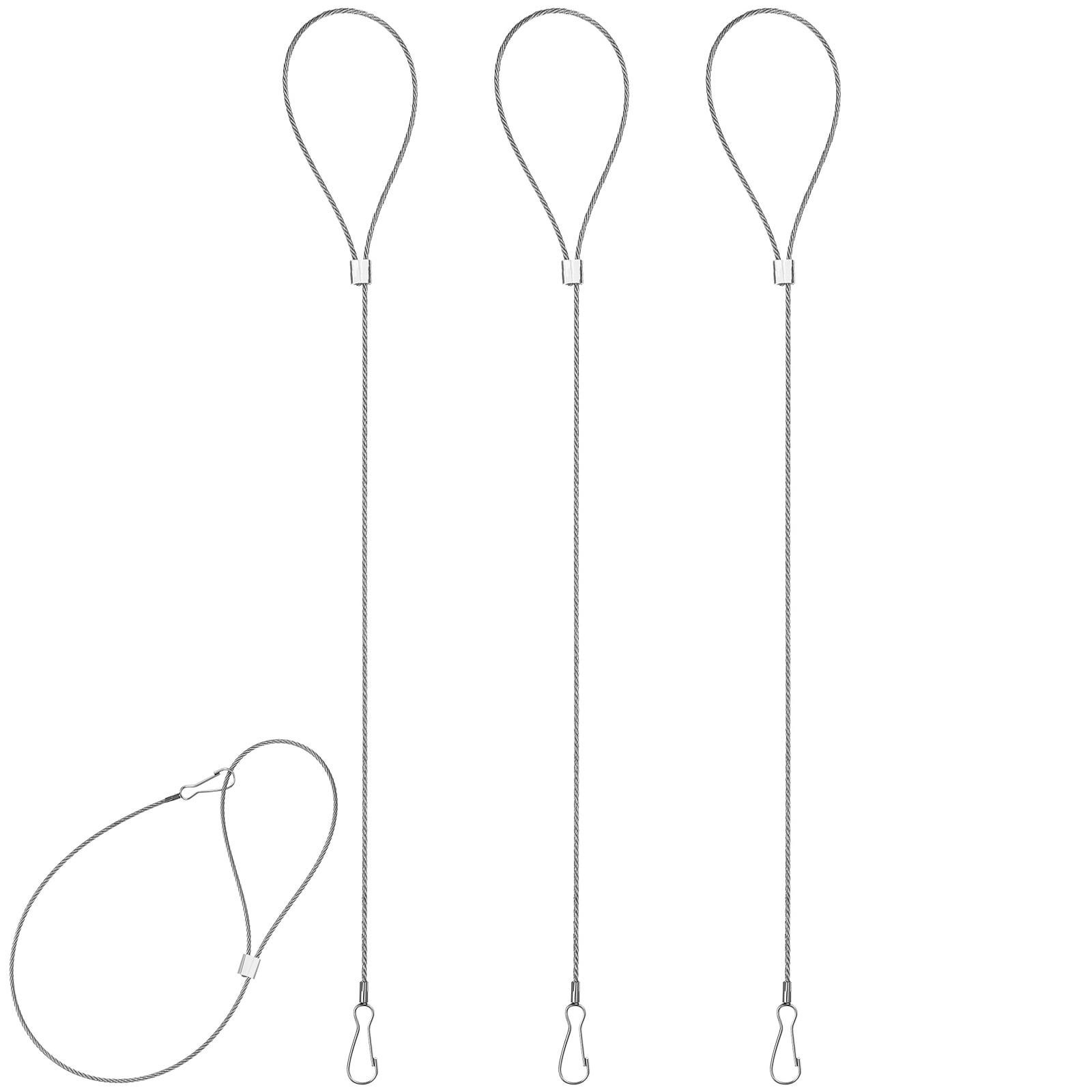 Hemoton 3 Pcs Gate Latch Cables Pull Stainless Steel Fence Gate Cables ...