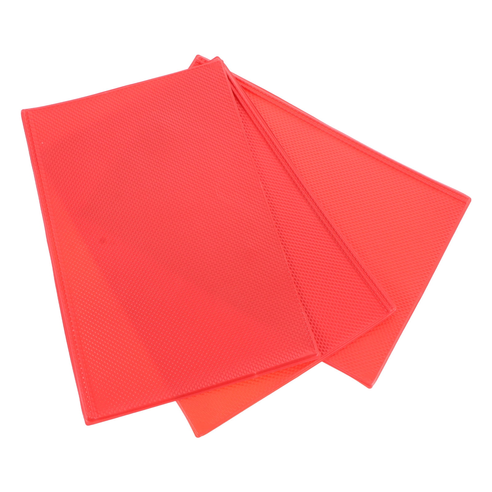 Hemoton 3 Pcs Model Decors Fish Scale Pattern Red Tile Model DIY Sand ...