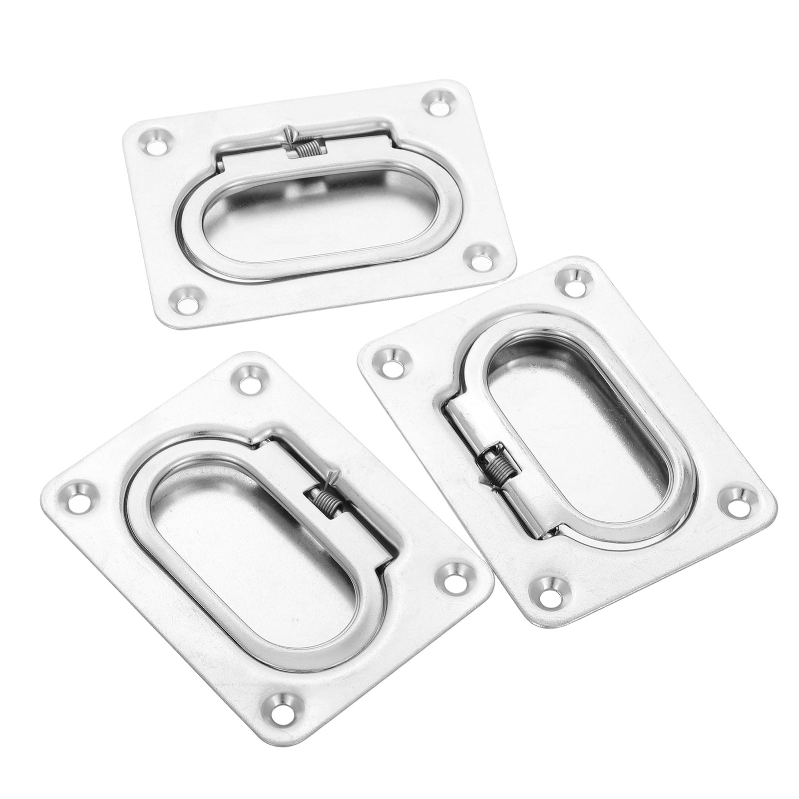 Hemoton 3 Pcs Pull up Handles for Boat Pier Metal Marine Anchor Ring ...