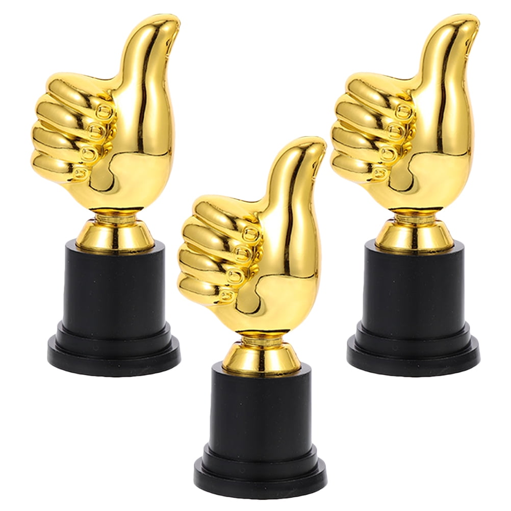 SOPOTUTU Plastic Gold Award Trophy Cups Kids Trophy Recognition ...