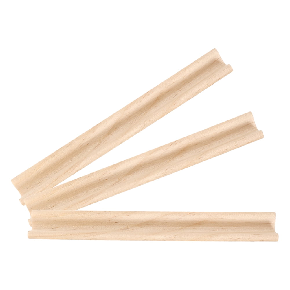 Hemoton 3 Pcs Wooden Tile Holders Letter Tray Racks Replacement Wooden ...