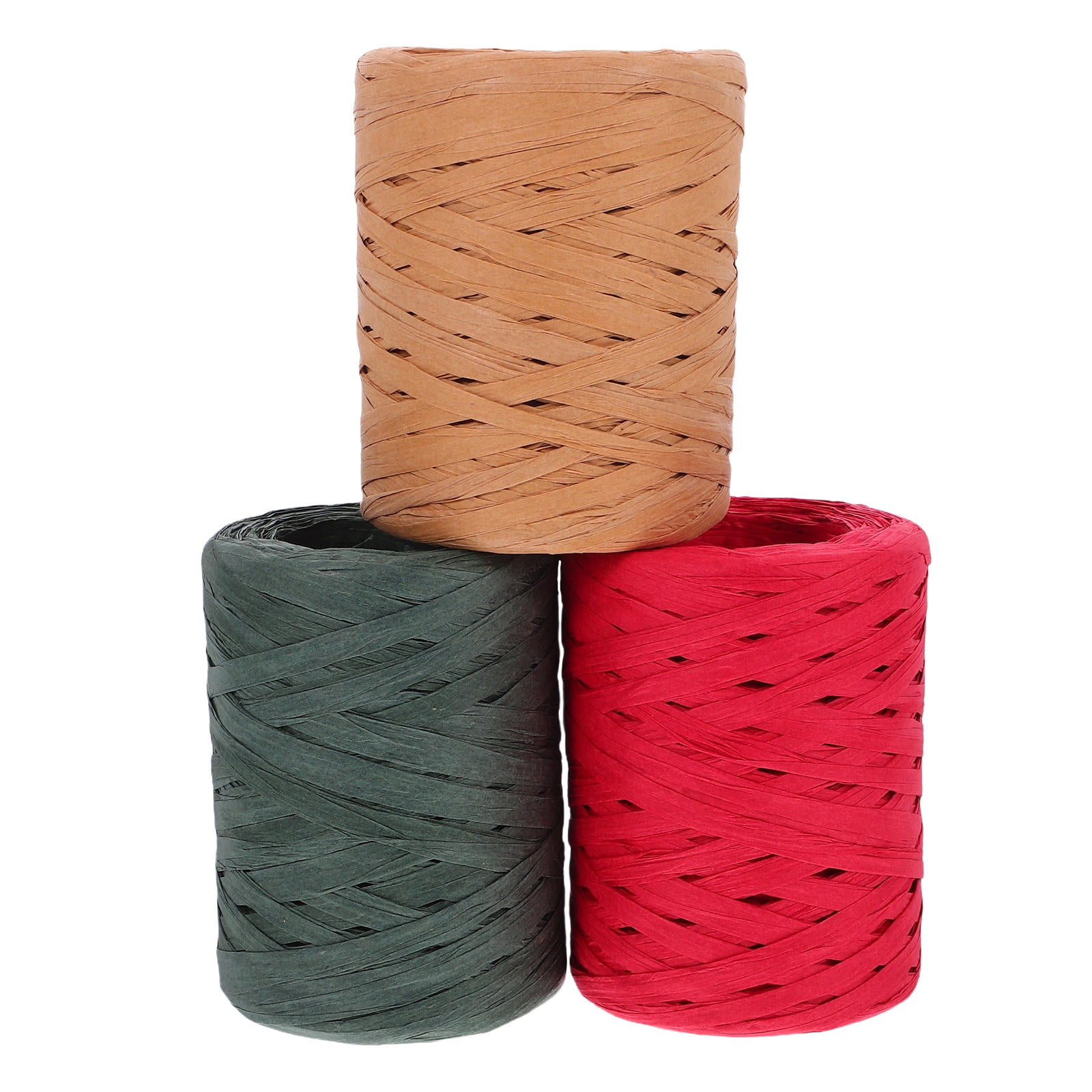 Hemoton 3 Rolls Packing Ribbon Paper String Rustic Ribbon Twine Ribbon ...