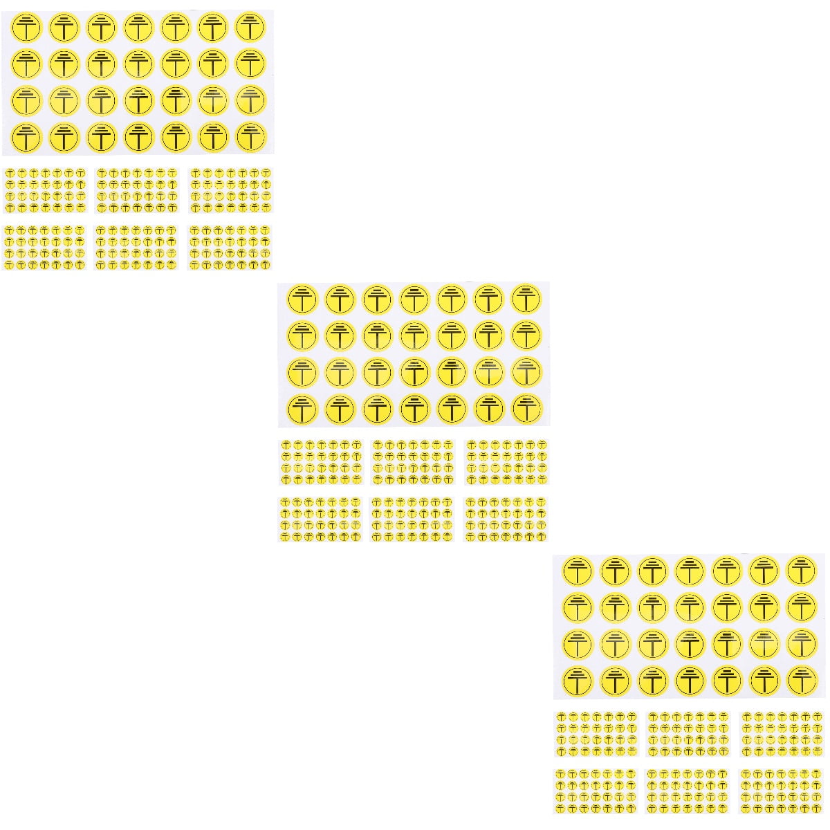 Hemoton 3 Sets Grounding Safety Decals Equipment Warning Decals ...