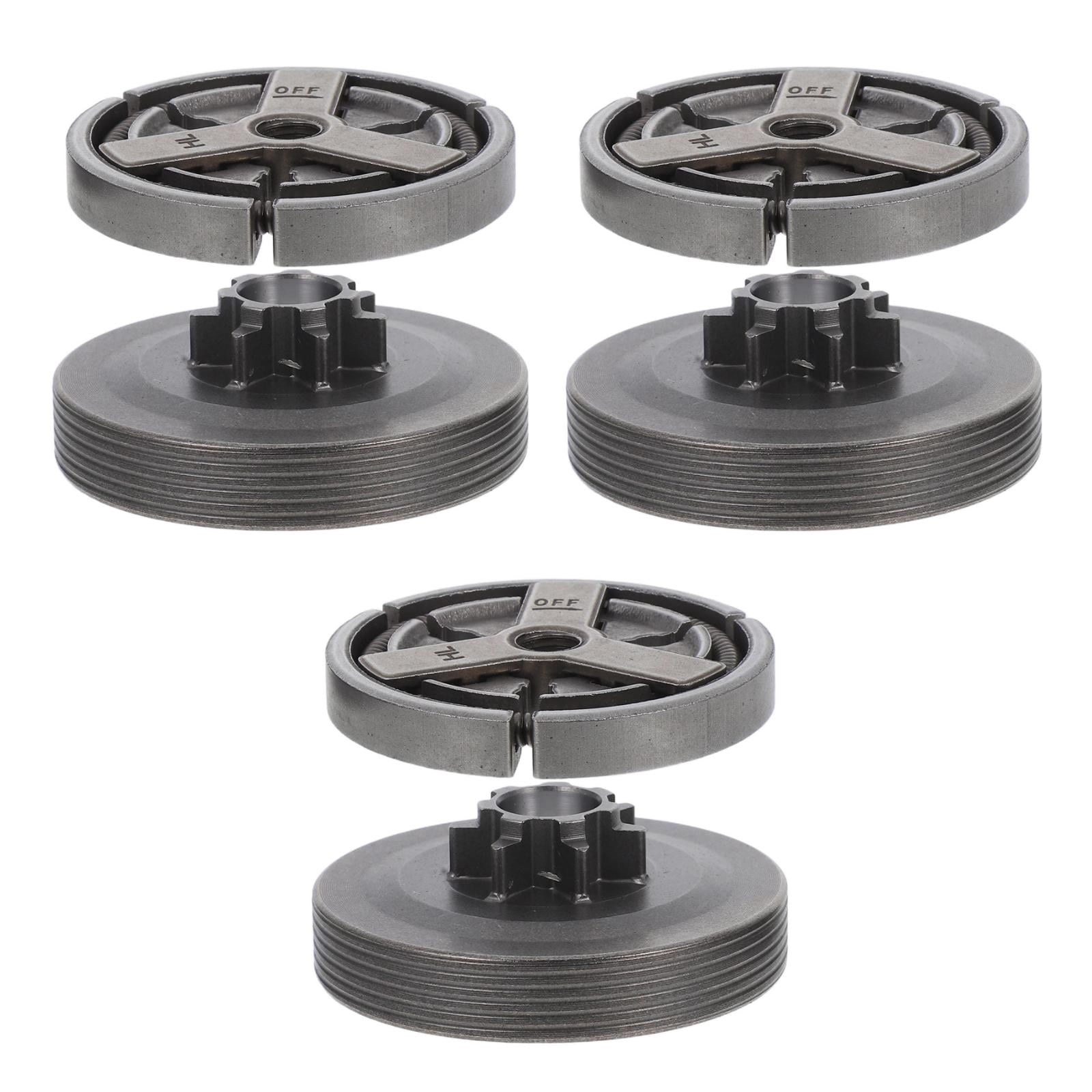 Hemoton 3 Sets Metal Clutch Drum Kit Chainsaw Clutch Bearing Chainsaw ...
