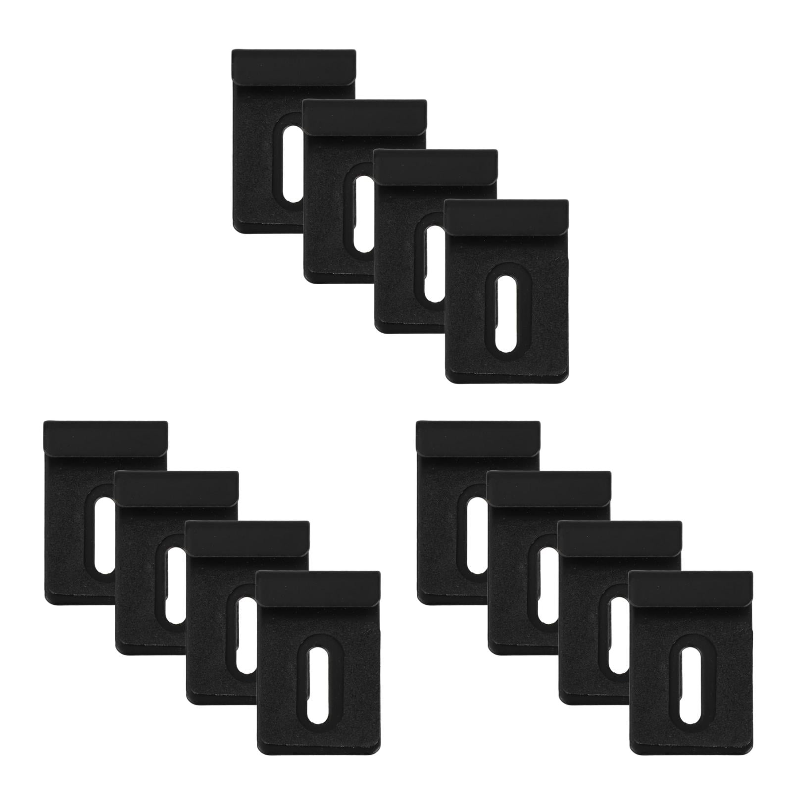 HEMOTON MLINS 3 Sets Clear Clips for Mirror Door Hanger Hanging Kit ...