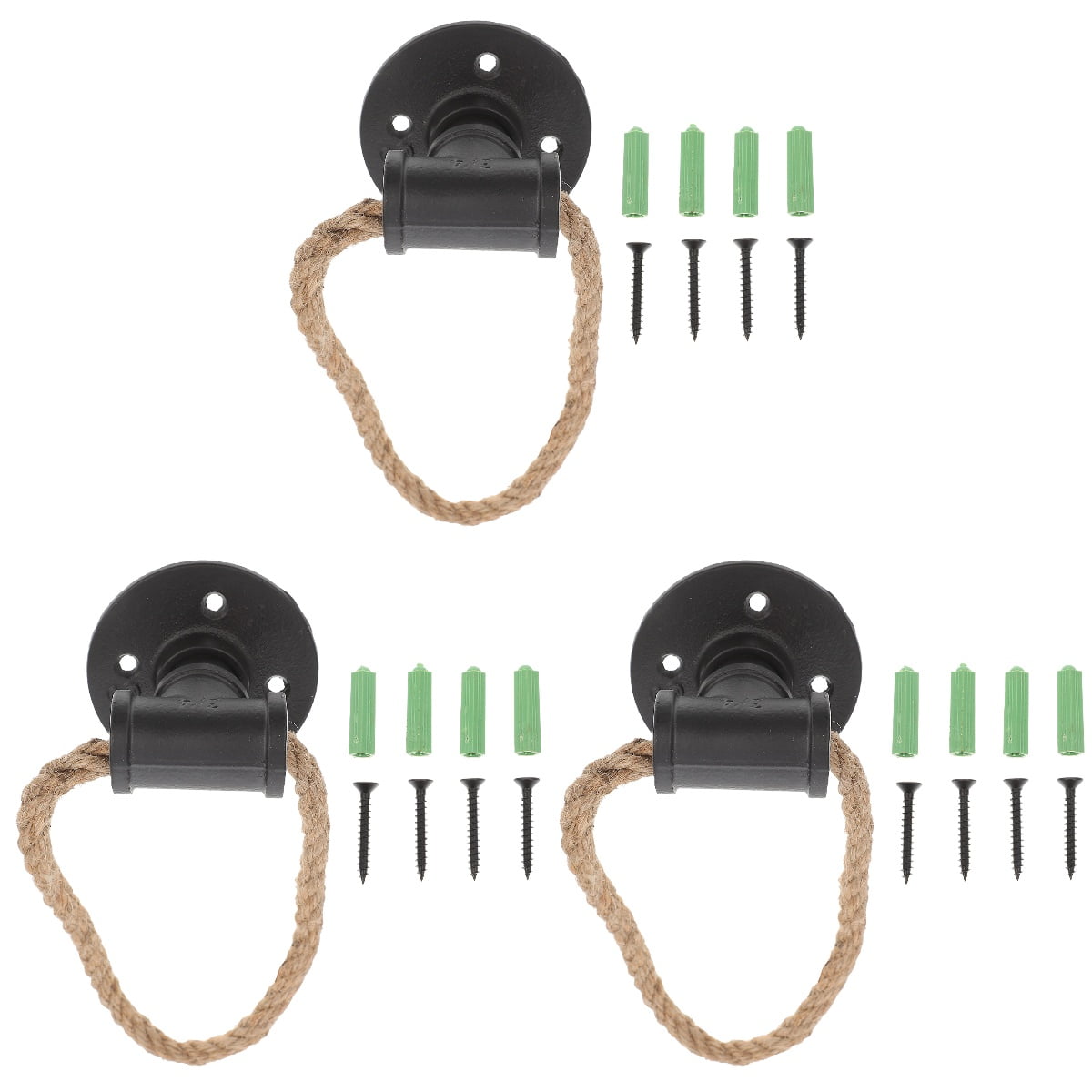 Hemoton 3 Sets Rope Drawer Knob Rope Drawer Pulls Rope Cabinet Handle ...