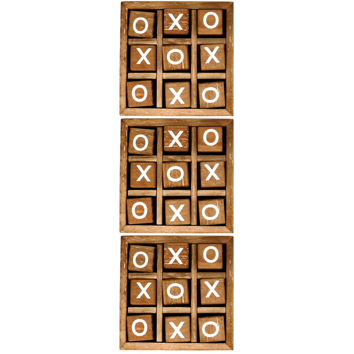 Hemoton 3 Sets Toe Family Board Games XO Strategy Board Games for Kids ...