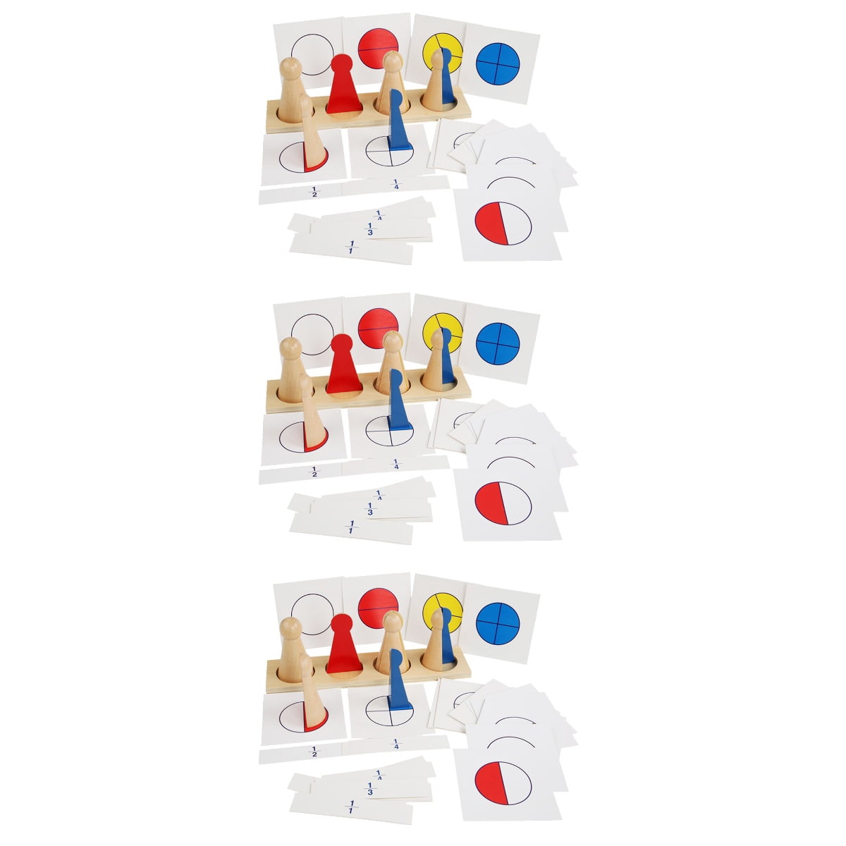 Hemoton 3 Sets Wooden Math Toy Interactive Toys for Kid Primary School ...