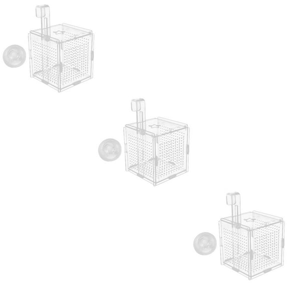 Hemoton 3 Sets of Acrylic Fish Breeding Box Fish Tank Isolate Box Fish ...