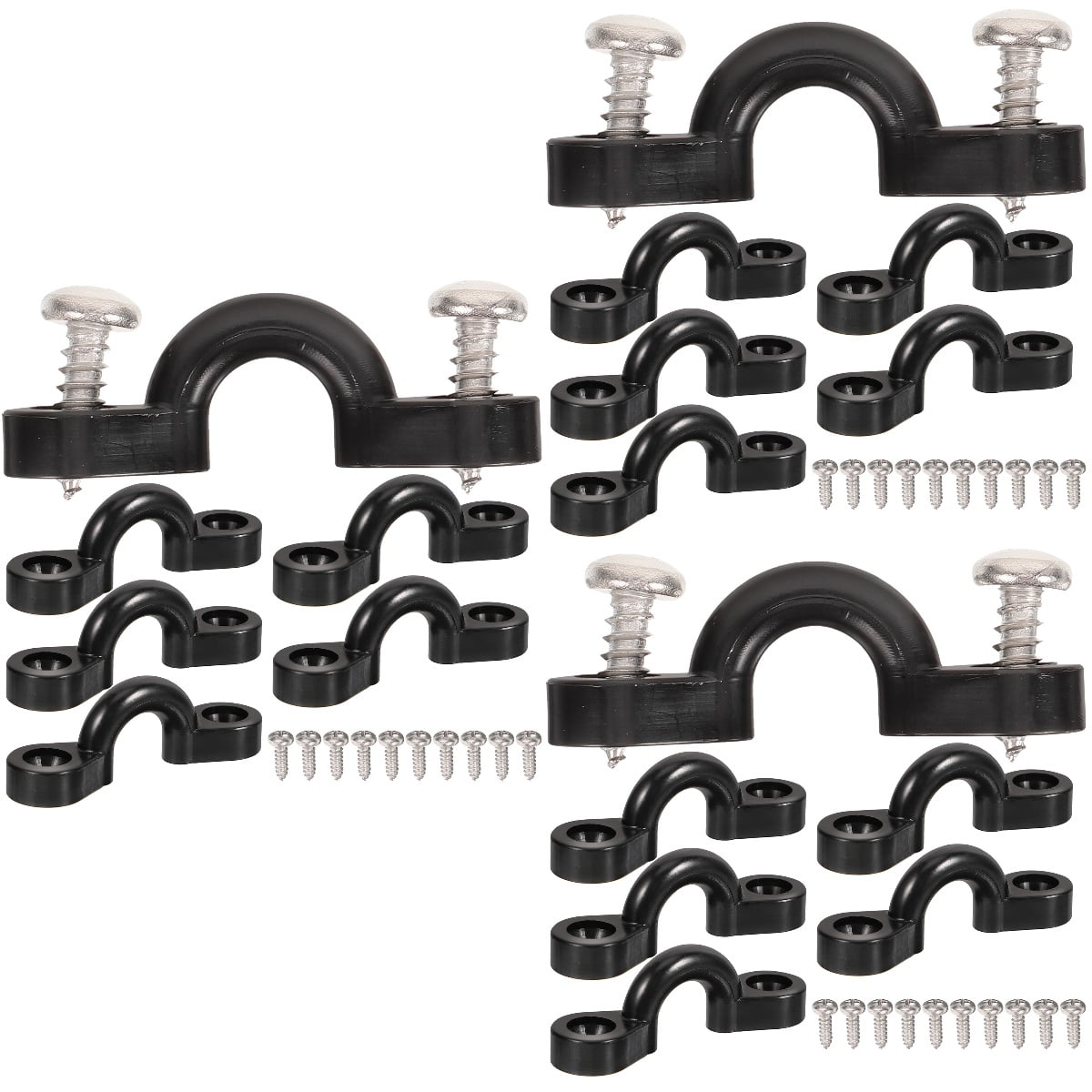 Hemoton 3 Sets of Kayak C-Shaped Buckles Deck Rope C-Shaped Buckles ...