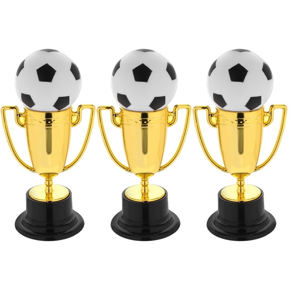 Hemoton 3 Sets of Trophy Cup Party Competition Plastic Trophy Shaped ...