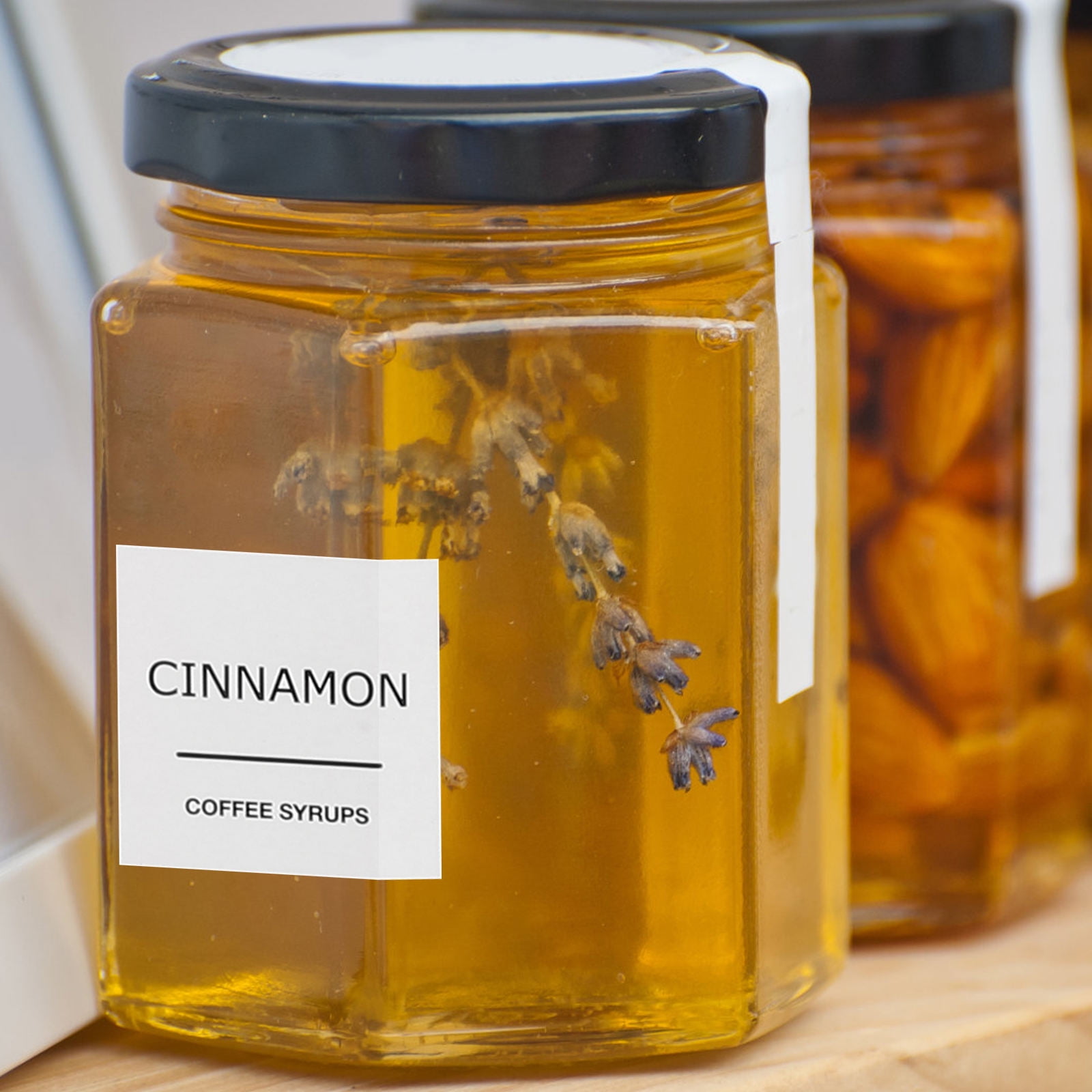 Hemoton 3 Sheets Coffee Syrup Labels Pvc Waterproof Labels For Glass ...