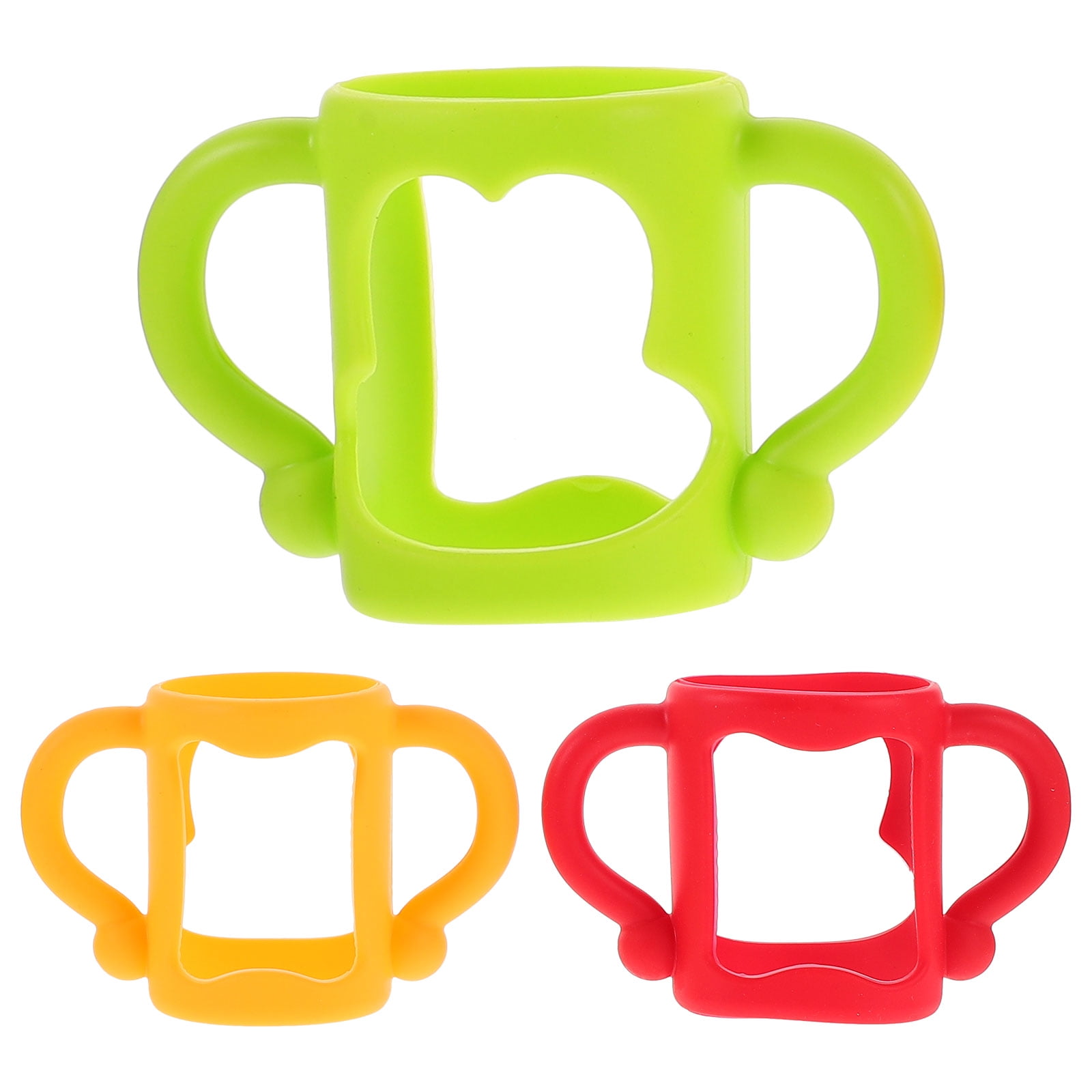 Hemoton 3 pcs Baby Bottle Soft Handle Feeding Bottles Handle Silicone ...