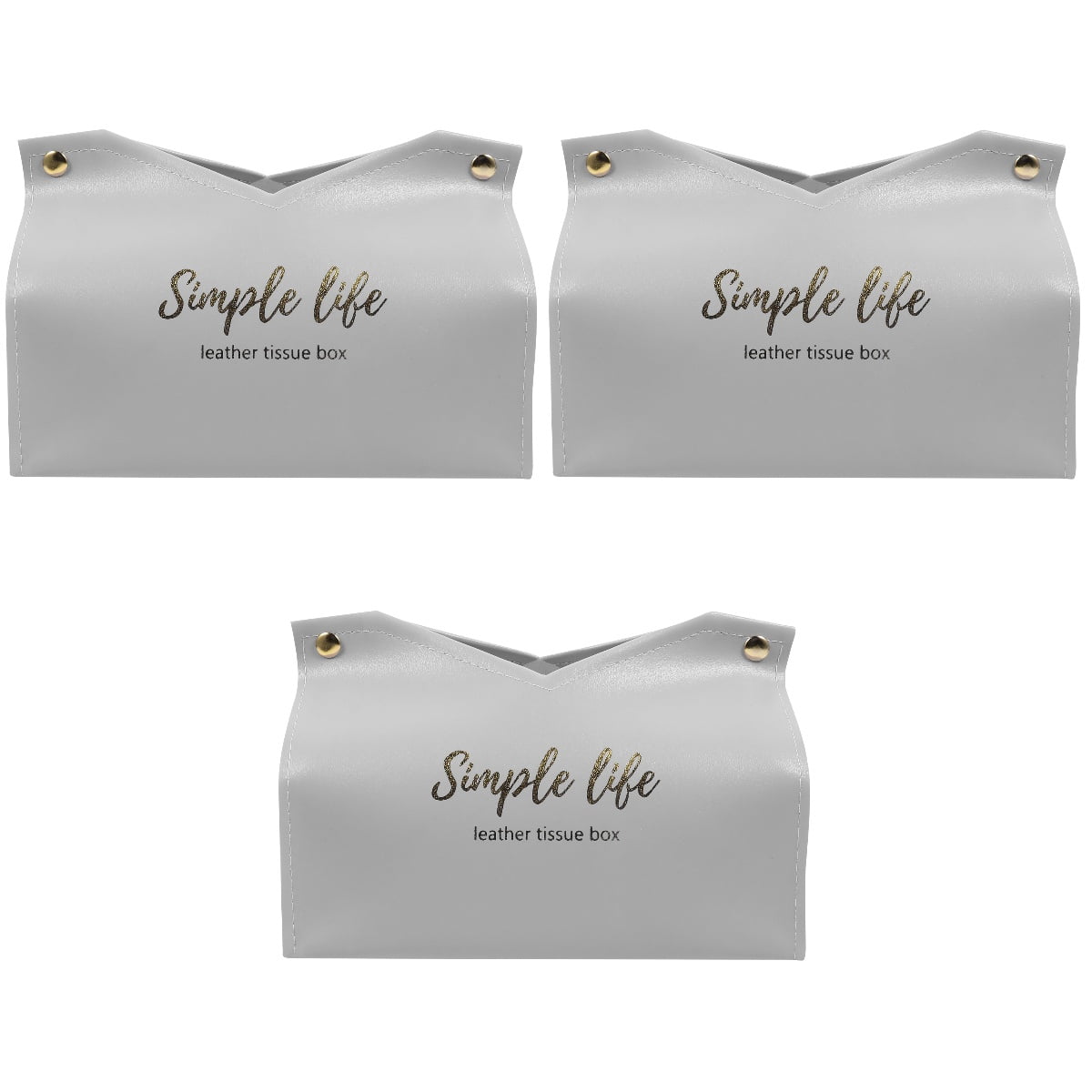 Hemoton 3 pcs Tissue Box Napkin Case Paper Container Paper Towel ...