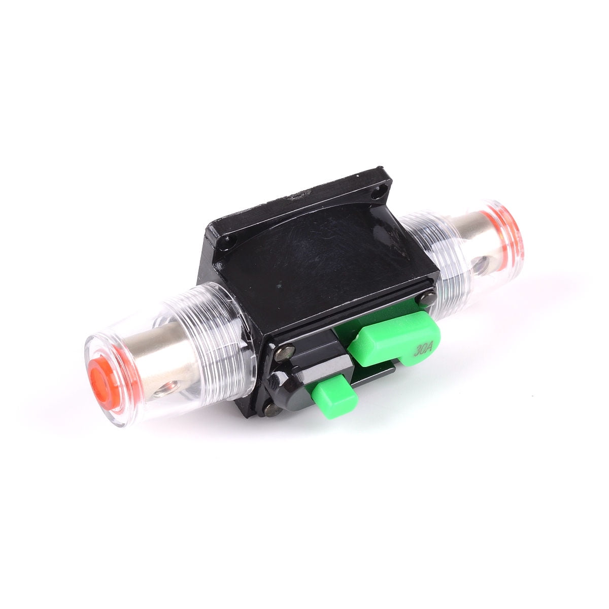 Hemoton 30 Amp In-Line Circuit Breaker Stereo-Audio Car RV 30A Fuse 12V ...