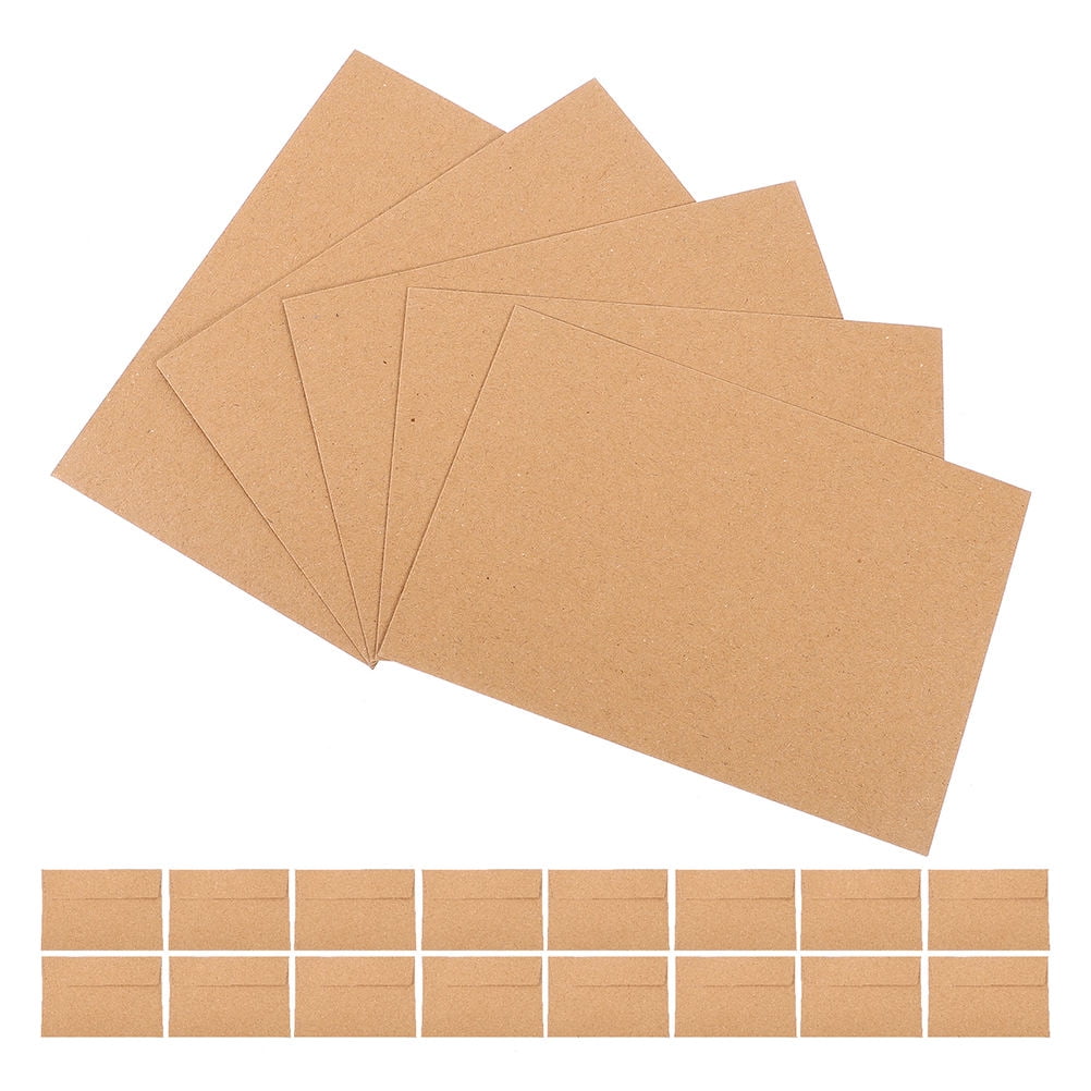 Hemoton 30 PCS Invitation Envelope 15.90X10.80X0.10CM Khaki - Walmart.com