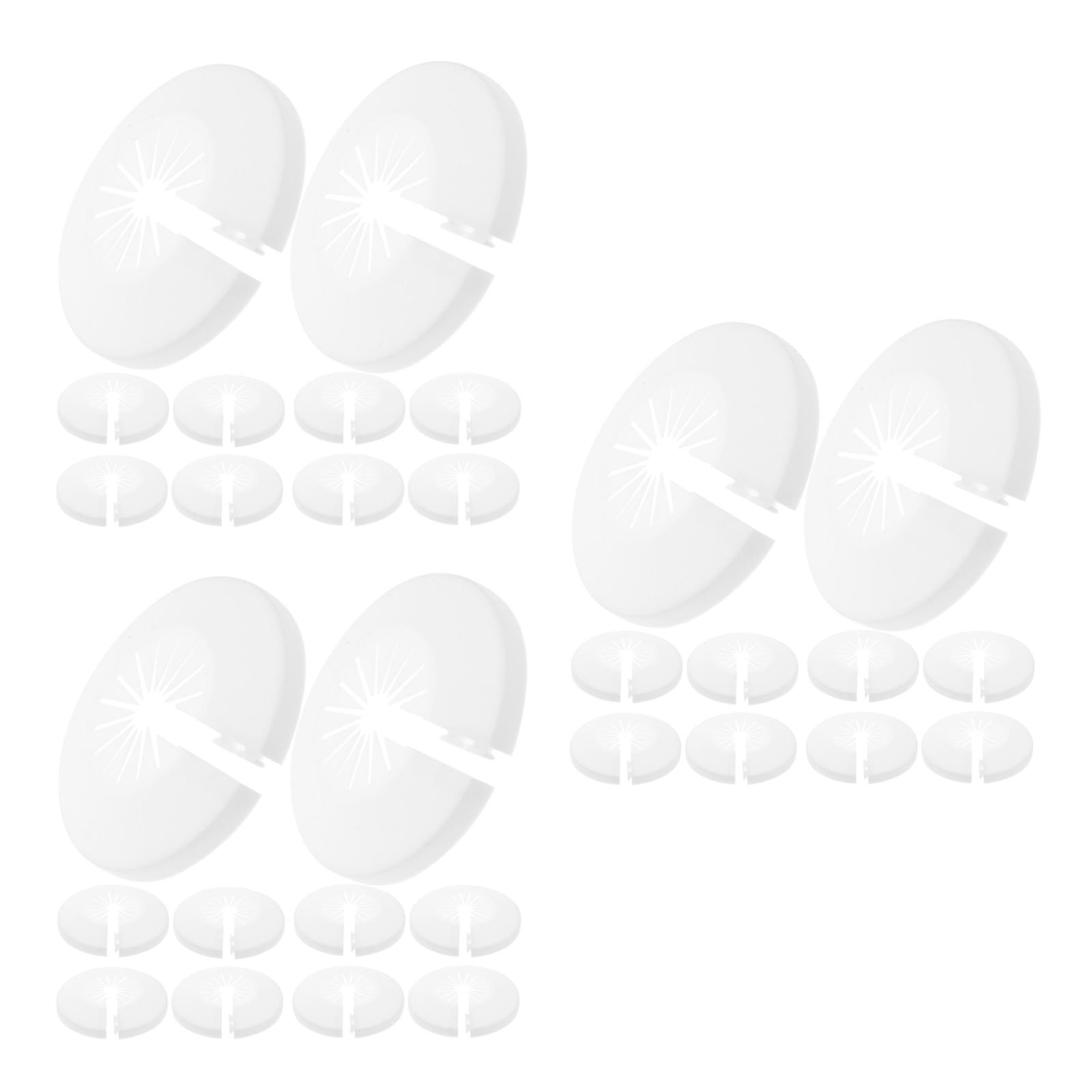 Hemoton 30 PCS Pipe Cover Decoration Plastic Water Pipe Drain Line ...