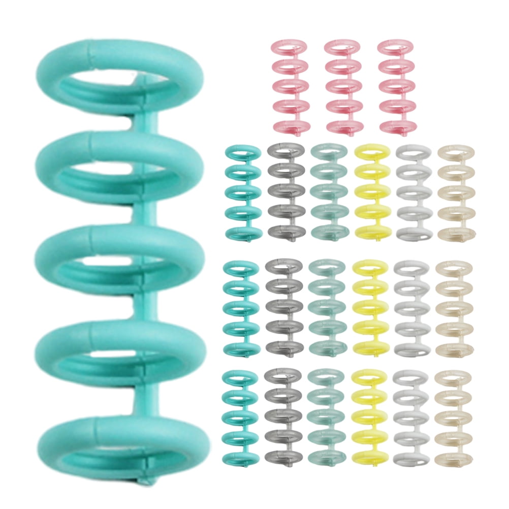 Hemoton 30 Pcs Binder Ring Replacements Rings Filler Gold Mechanism ...