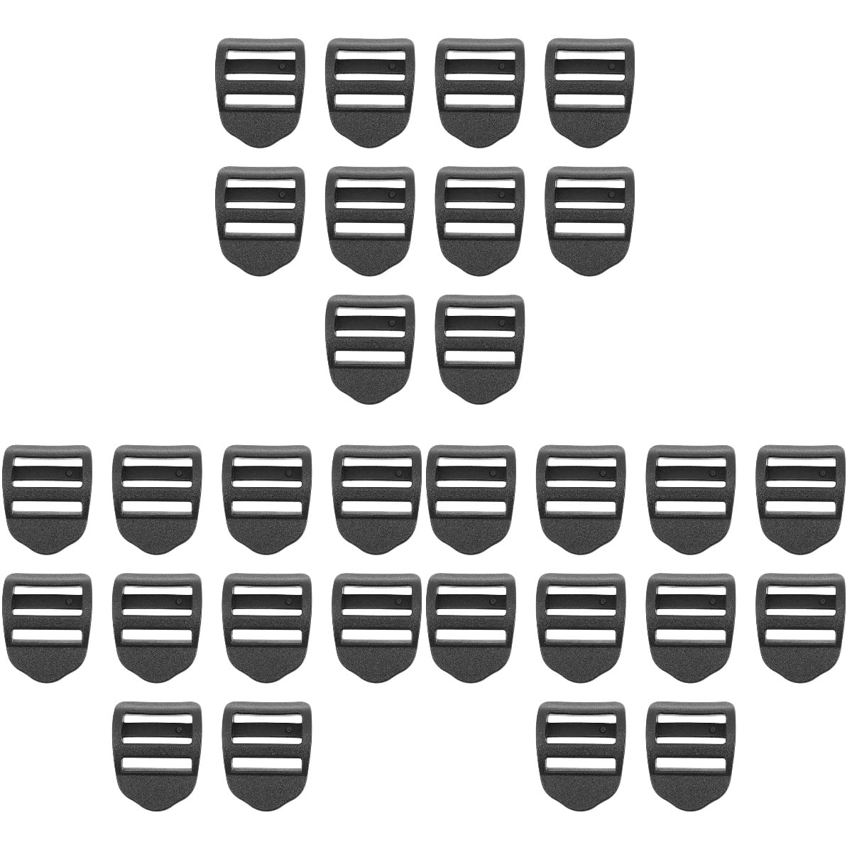 Hemoton 30 Pcs Plastic Ladder Slider Adjustable Lock Buckles Luggage ...