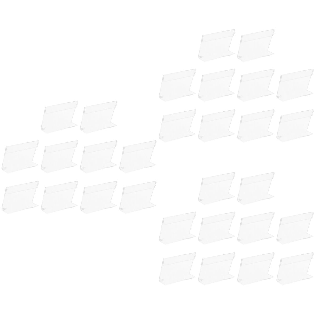 Hemoton 30 Pcs Price Display Holder Price Tag Holders Board Price Tag ...