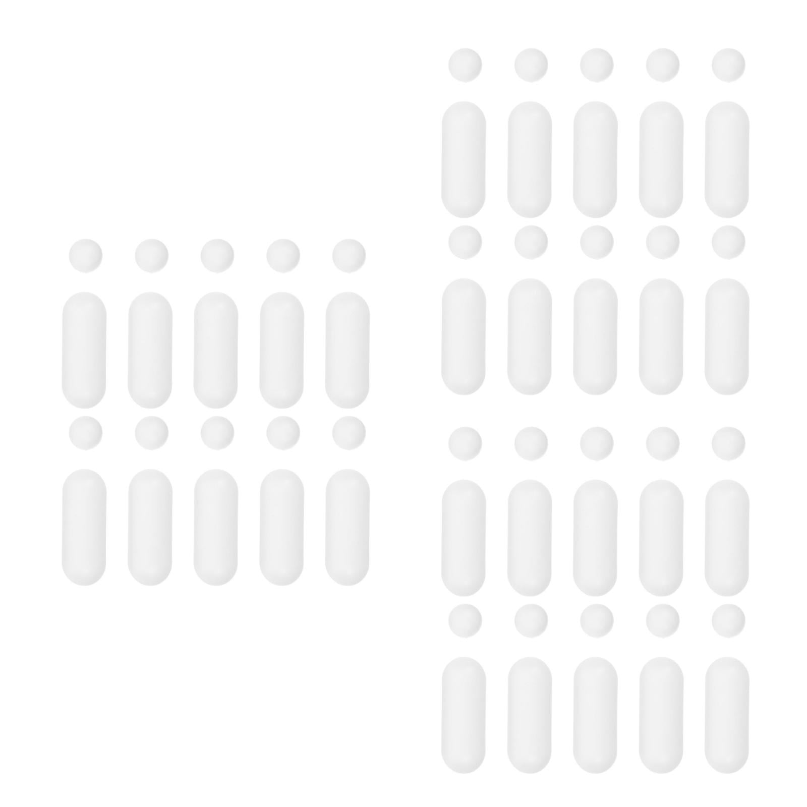 Hemoton 30 Sets Toilet Seat Bumpers Universal Buffer Toilet Lid Bumpers Bidet Bumpers Used for ...