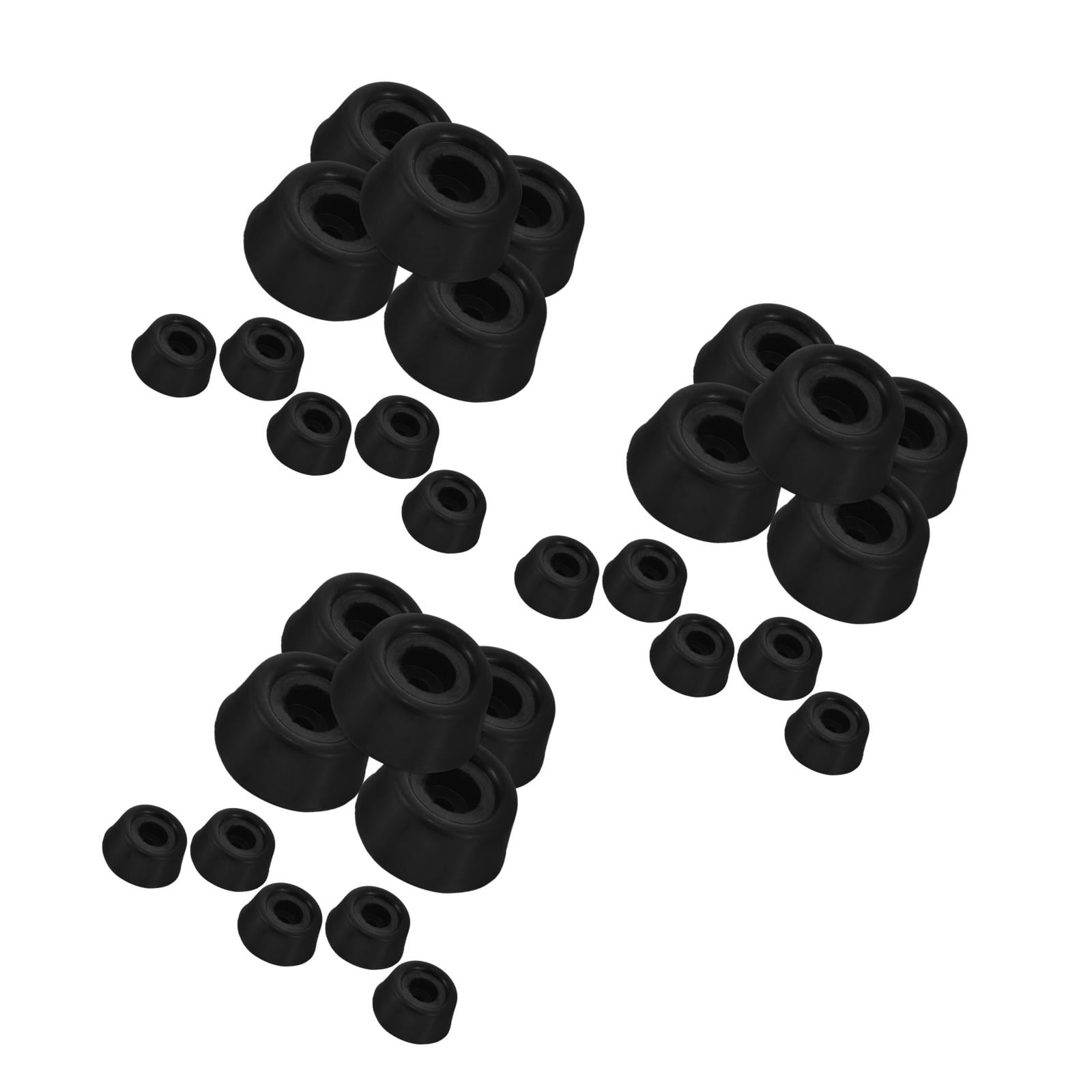 Hemoton 30 pcs Billiard Cue Rubber End Cap Pool Cue Bottom Protector ...