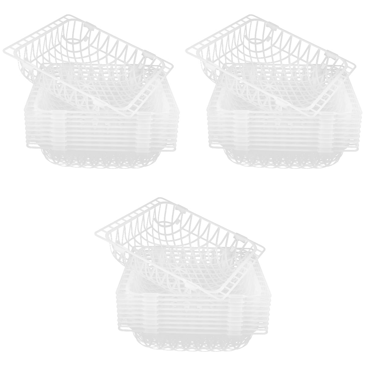 Hemoton 30 pcs Birds Breeding Plastic Nesting Bowls Hatching Nest Bird ...