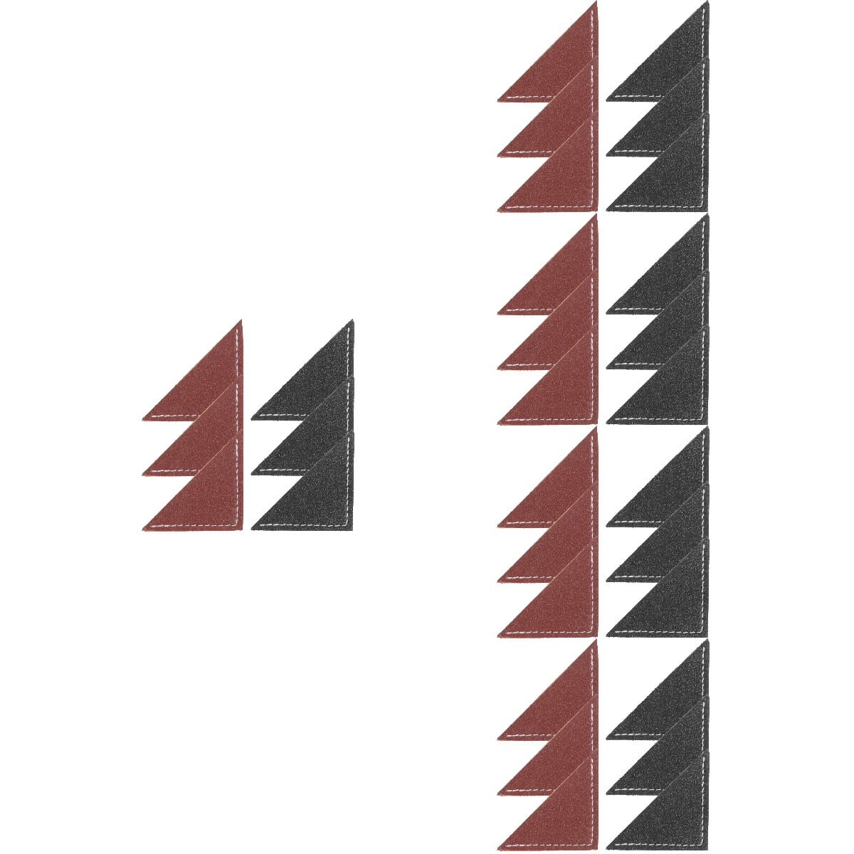 Hemoton 30 pcs Bookmarks Triangle Page Corner Mark Page Corner Protective Covers Triangle Book ...