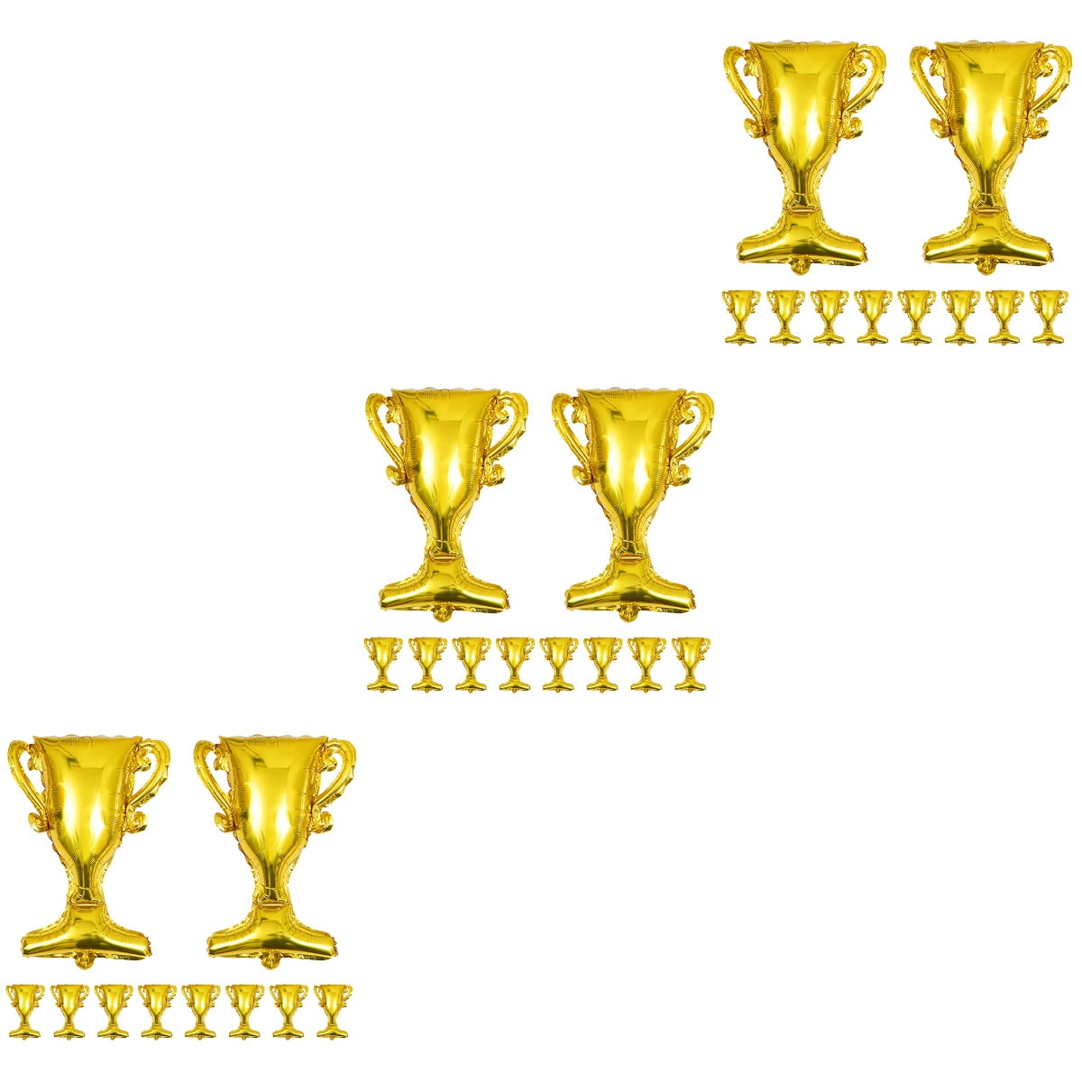 Hemoton 30 pcs Champion Balloon Aluminum Film Trophy Decor Balloon ...