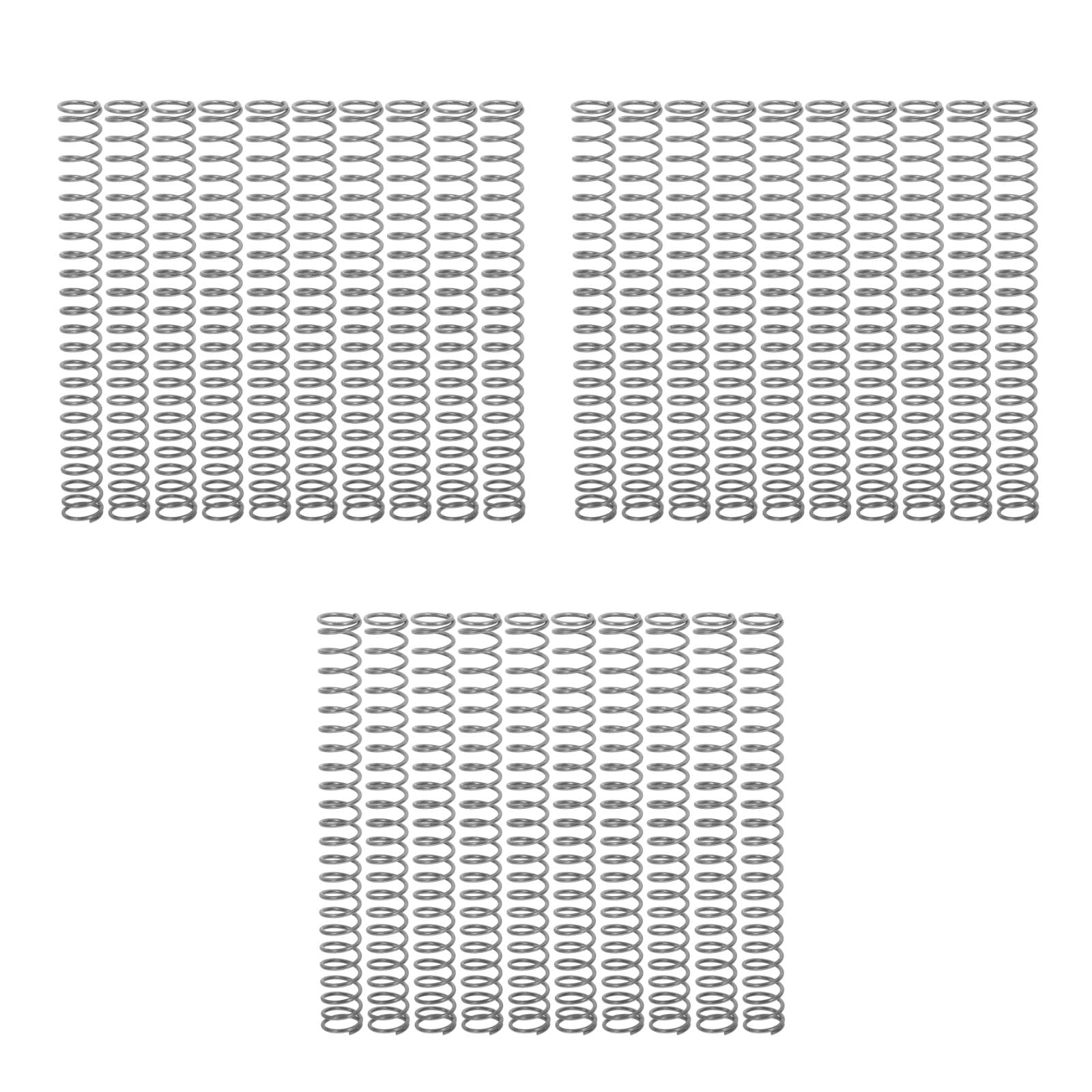 Hemoton 30 pcs Compression Spring Diy Mechanical Extended Compression ...