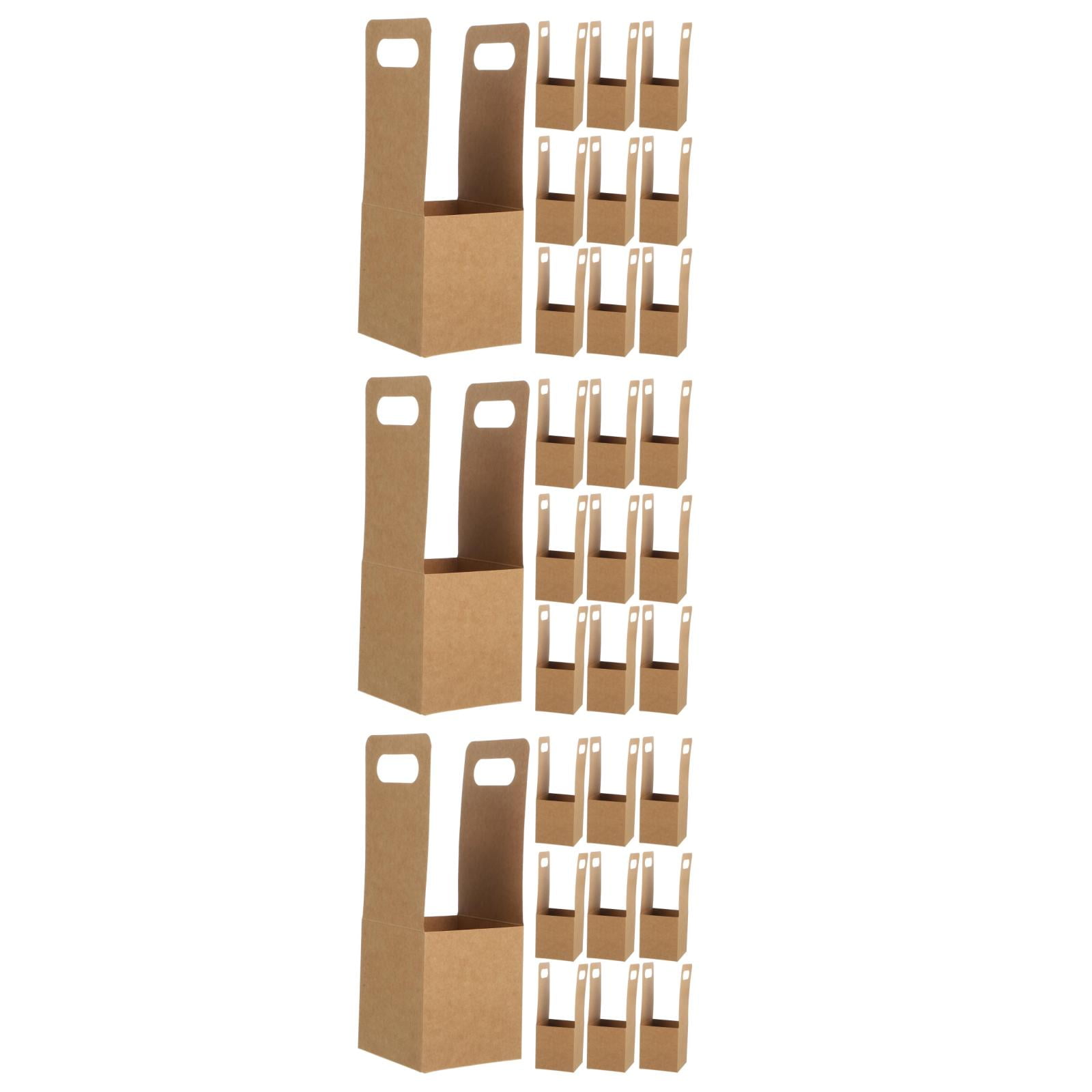 UPGRATOR 30 pcs Disposable Paper Drink Carrier Single Cup Holder with ...