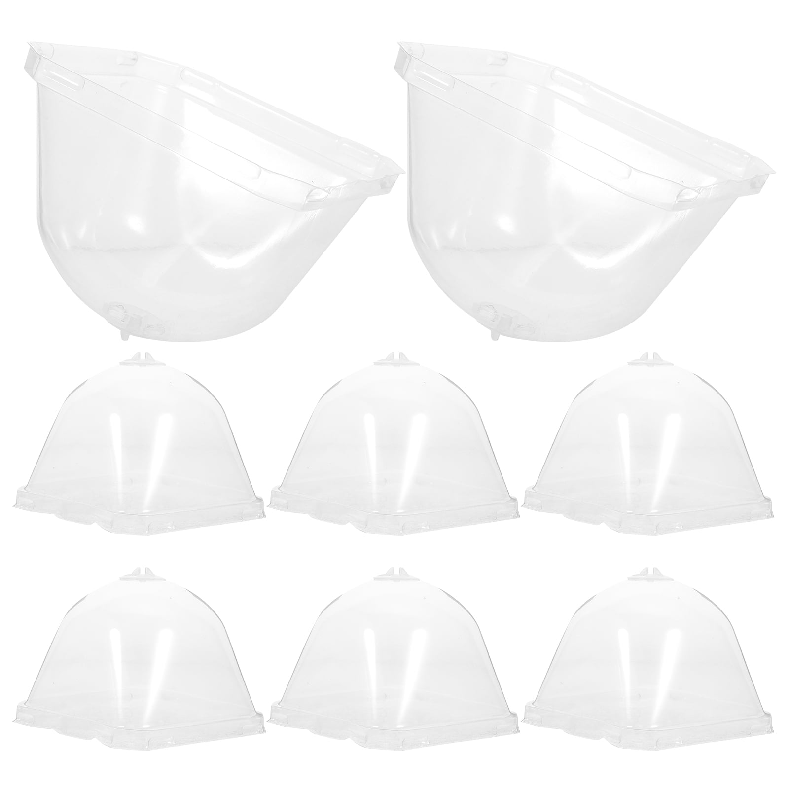 Hemoton 30 pcs Plant Dome Pot Transparent Gardening Pot Plant Nursery ...