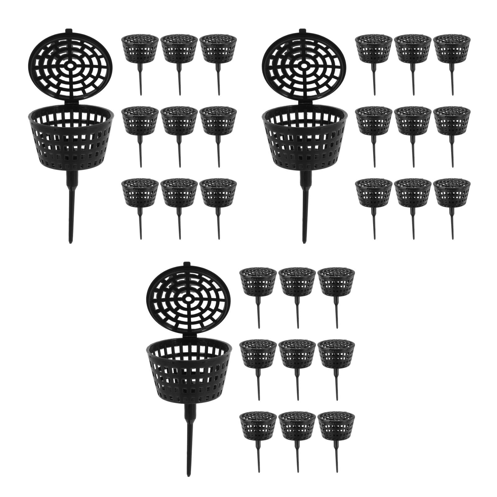 Hemoton 30 pcs Plastic Fertilizer Basket Fertilizer Box With Lid Bonsai ...