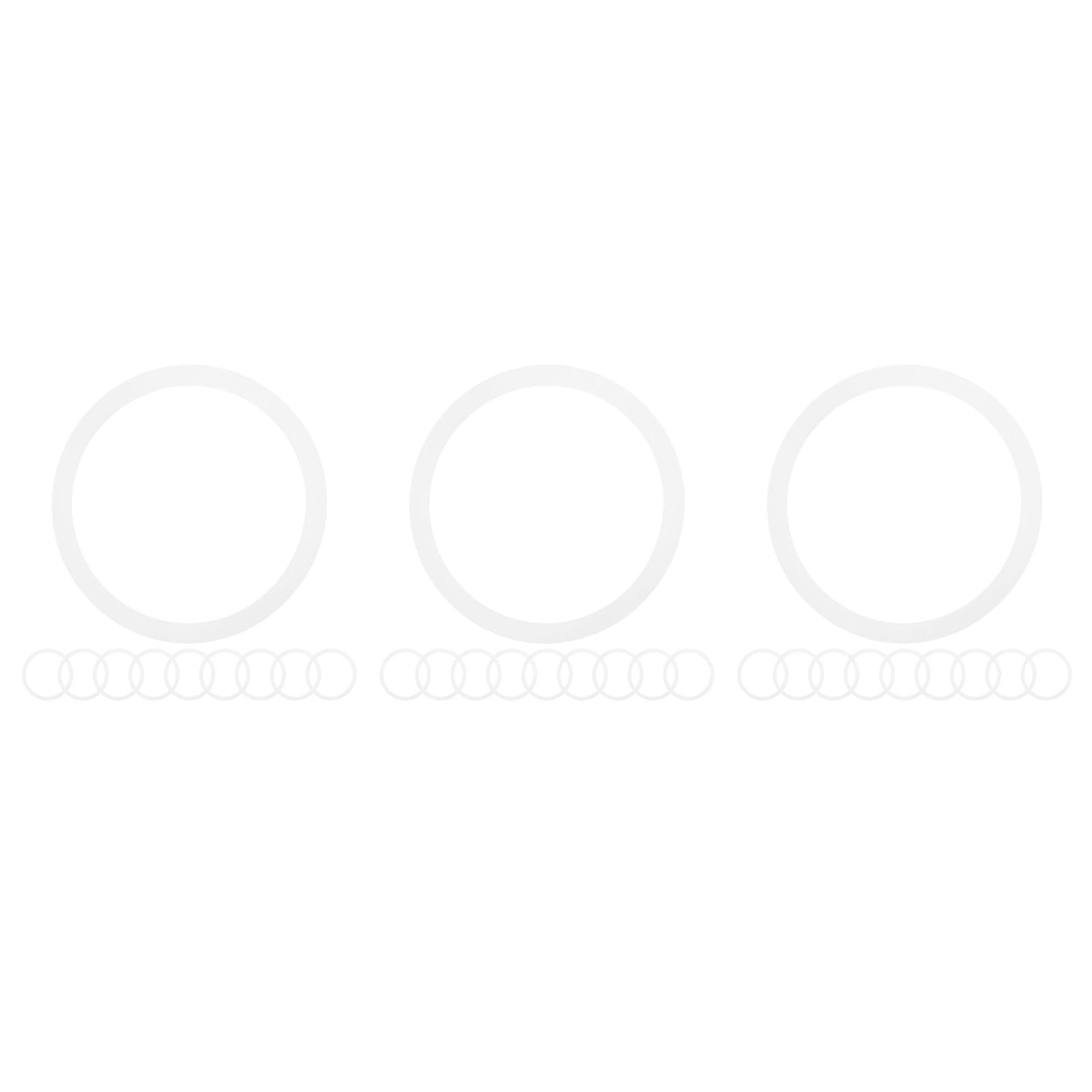 Hemoton 30 pcs Silicone Gasket for Compressors and Plumbing Seal Gasket ...