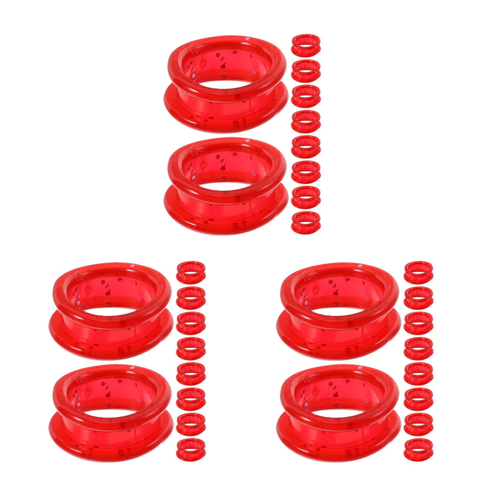 Hemoton 30 pcs Soft Silicone Finger Protector Ring For Grooming Shears ...